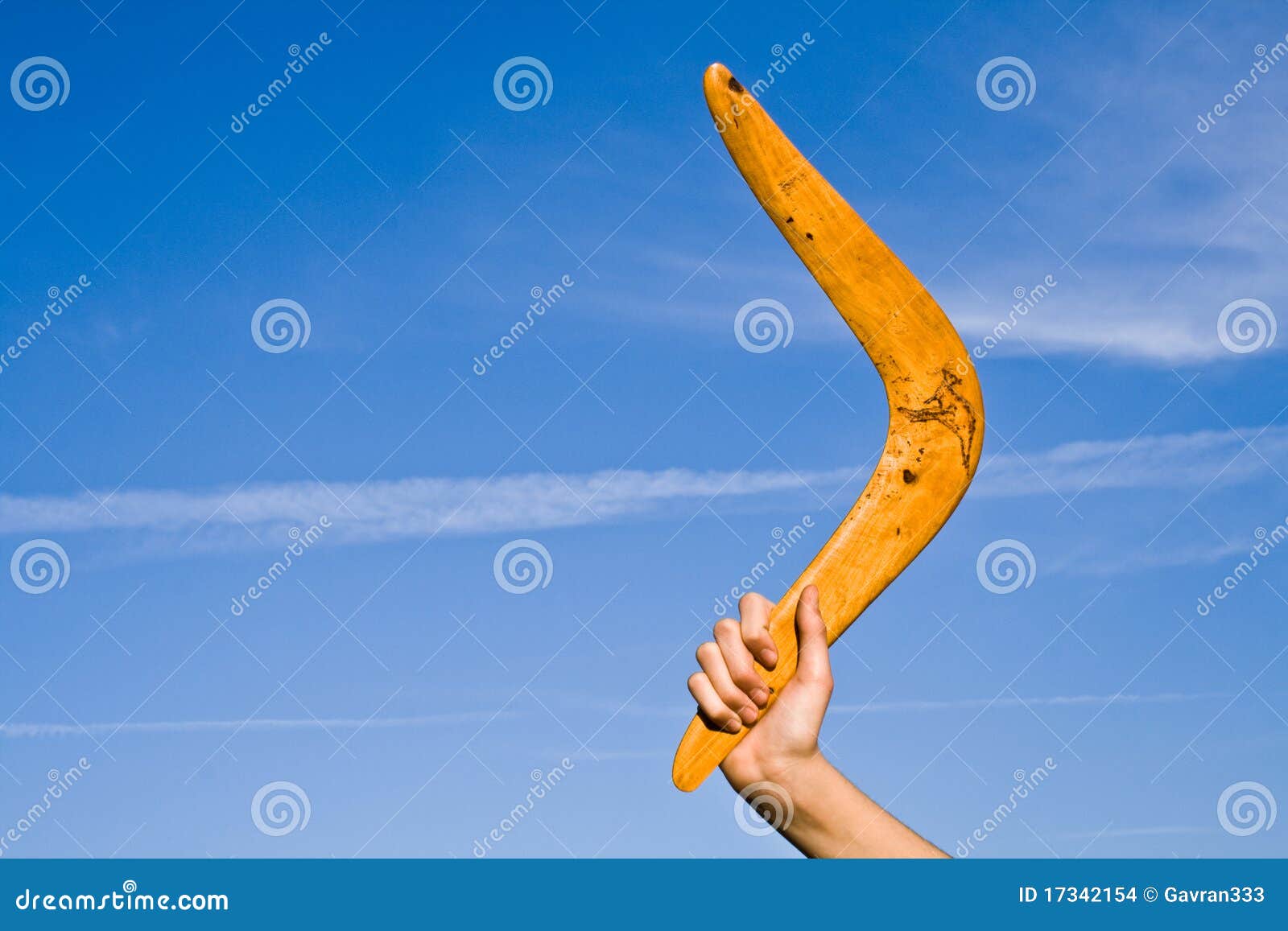 Bumerangue foto de stock. Imagem de vara, naturals, nuvens - 17342154