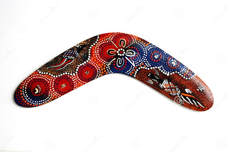 Bumerangue australiano foto de stock. Imagem de jogos - 14656626