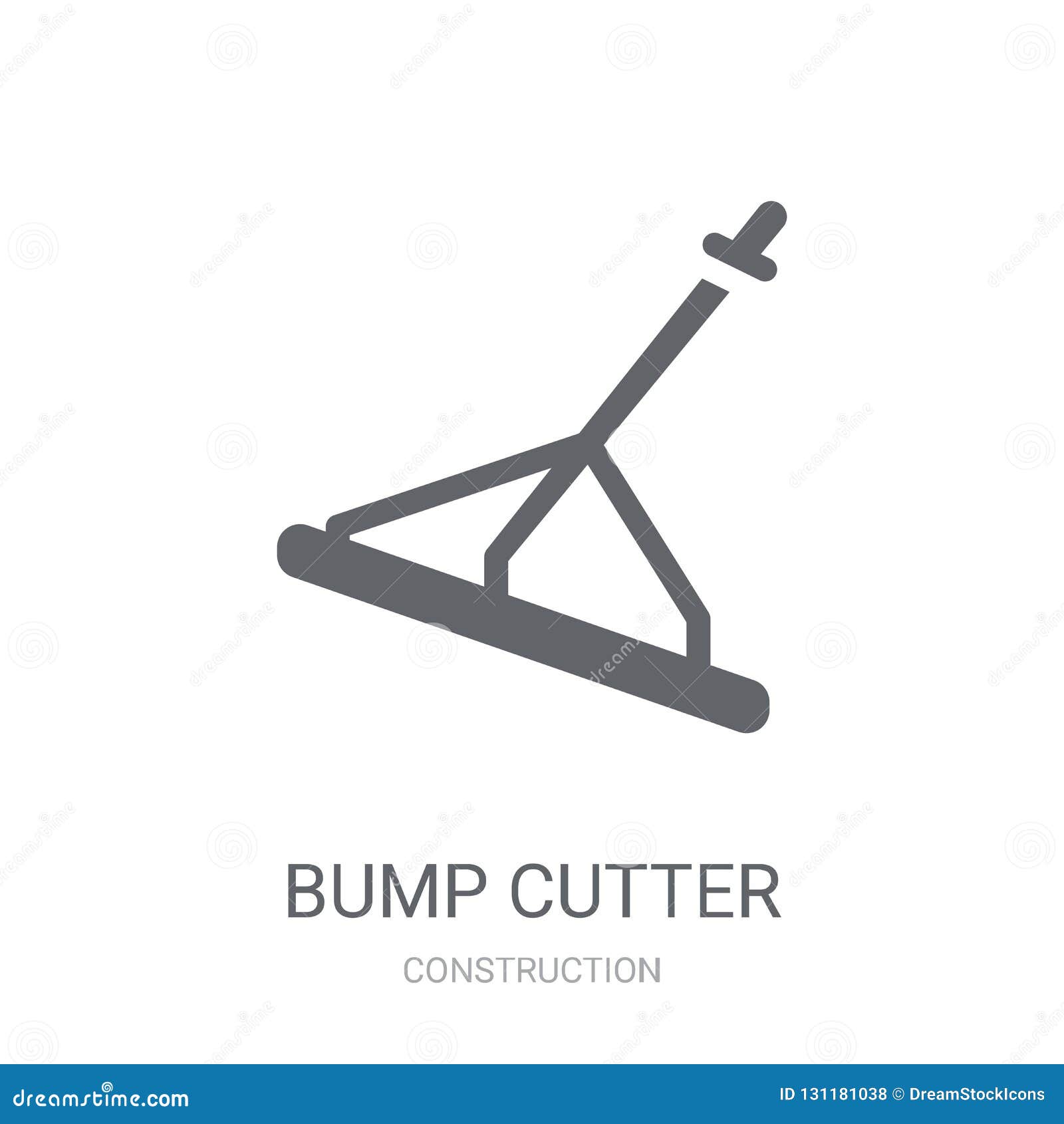 Bump Cutter Icon. Trendy Bump Cutter Logo Concept on White Background ...