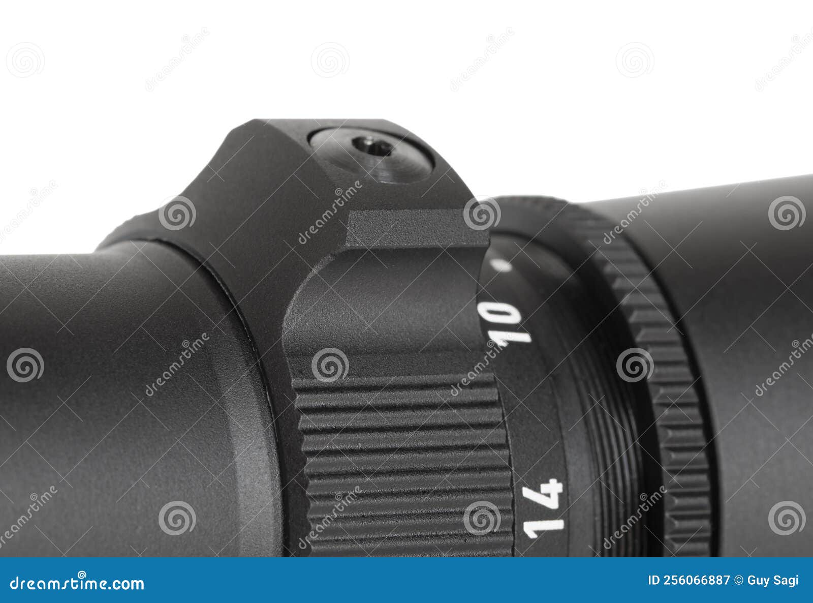 Bump on the Magnification Ring of a Rifle Optic Stock Image - Image of ...