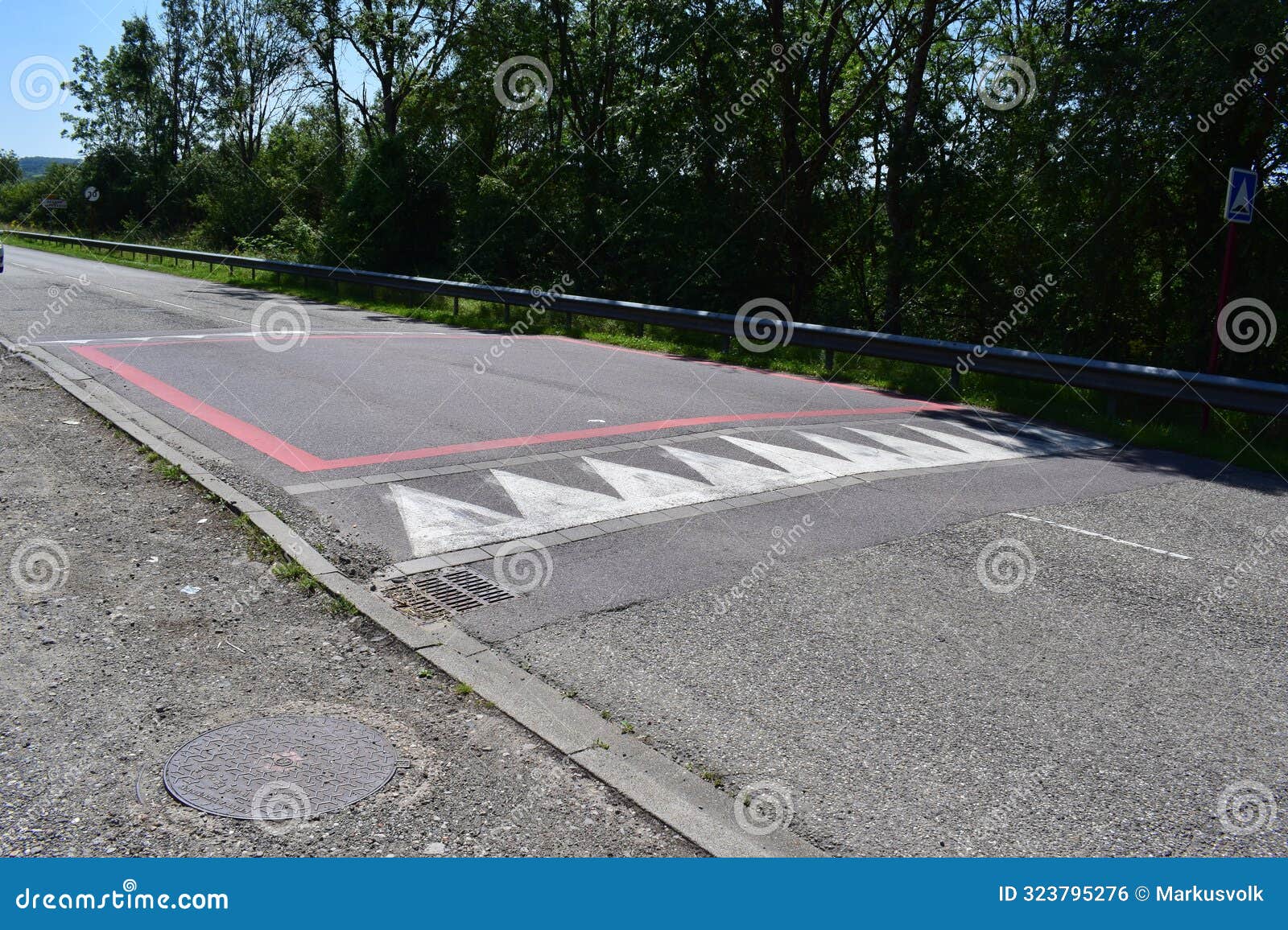 Bump to reduce speed stock photo. Image of information - 323795276