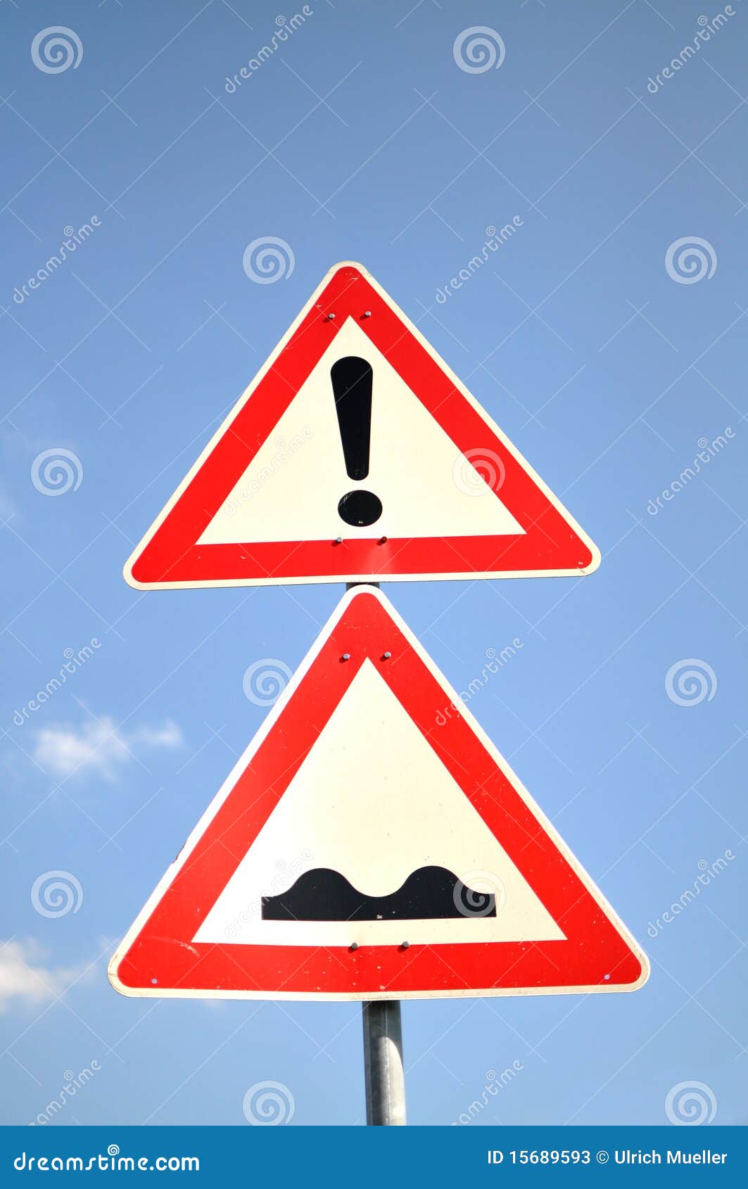 Bump Traffic Sign stock image. Image of bump, symbol - 15689593