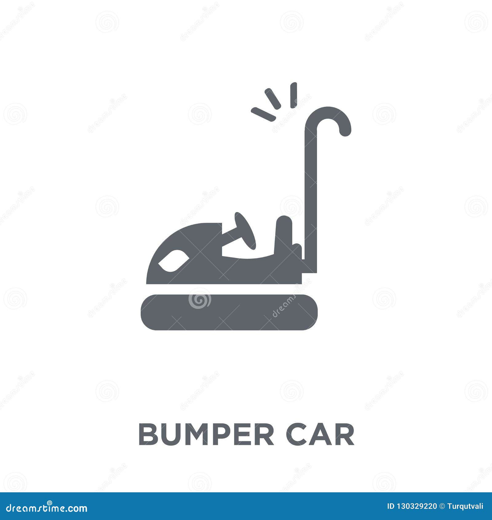 Bumper Car Icon from Entertainment Collection. Stock Vector ...