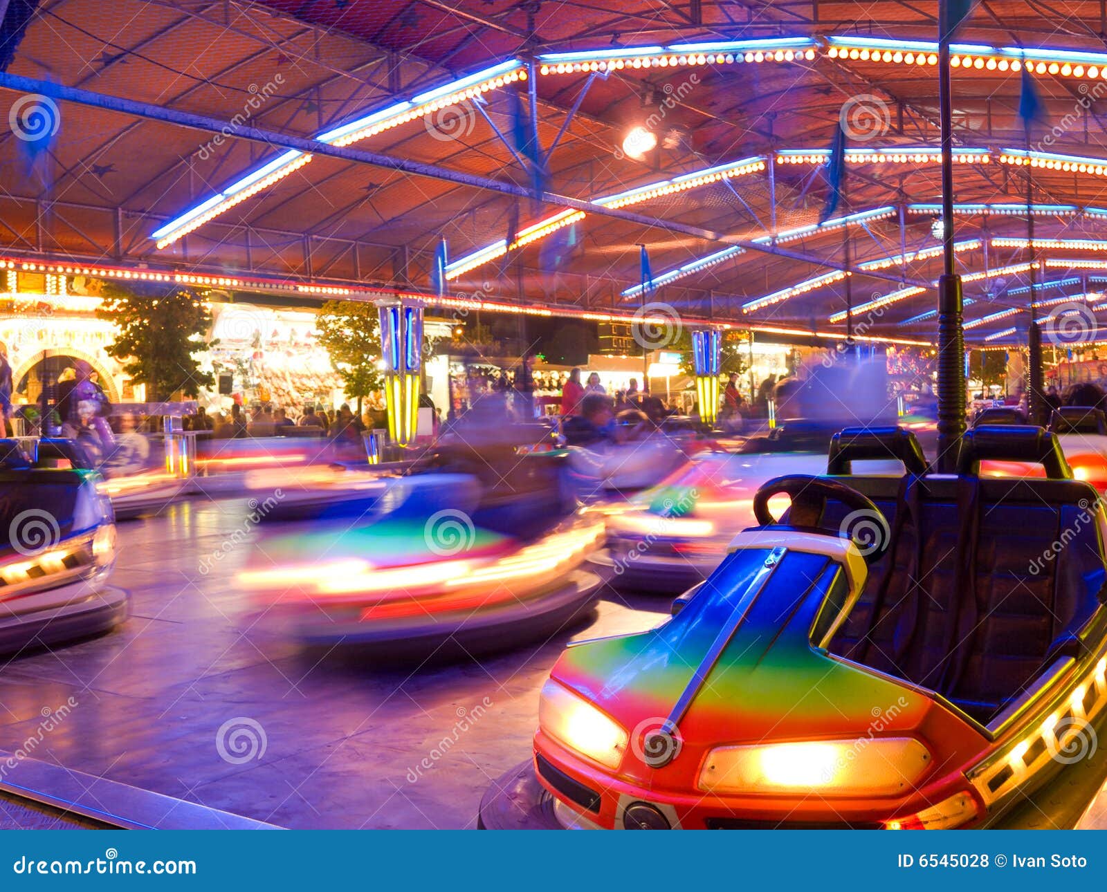 Bumper cars stock photo. Image of park, speed, carnival - 6545028