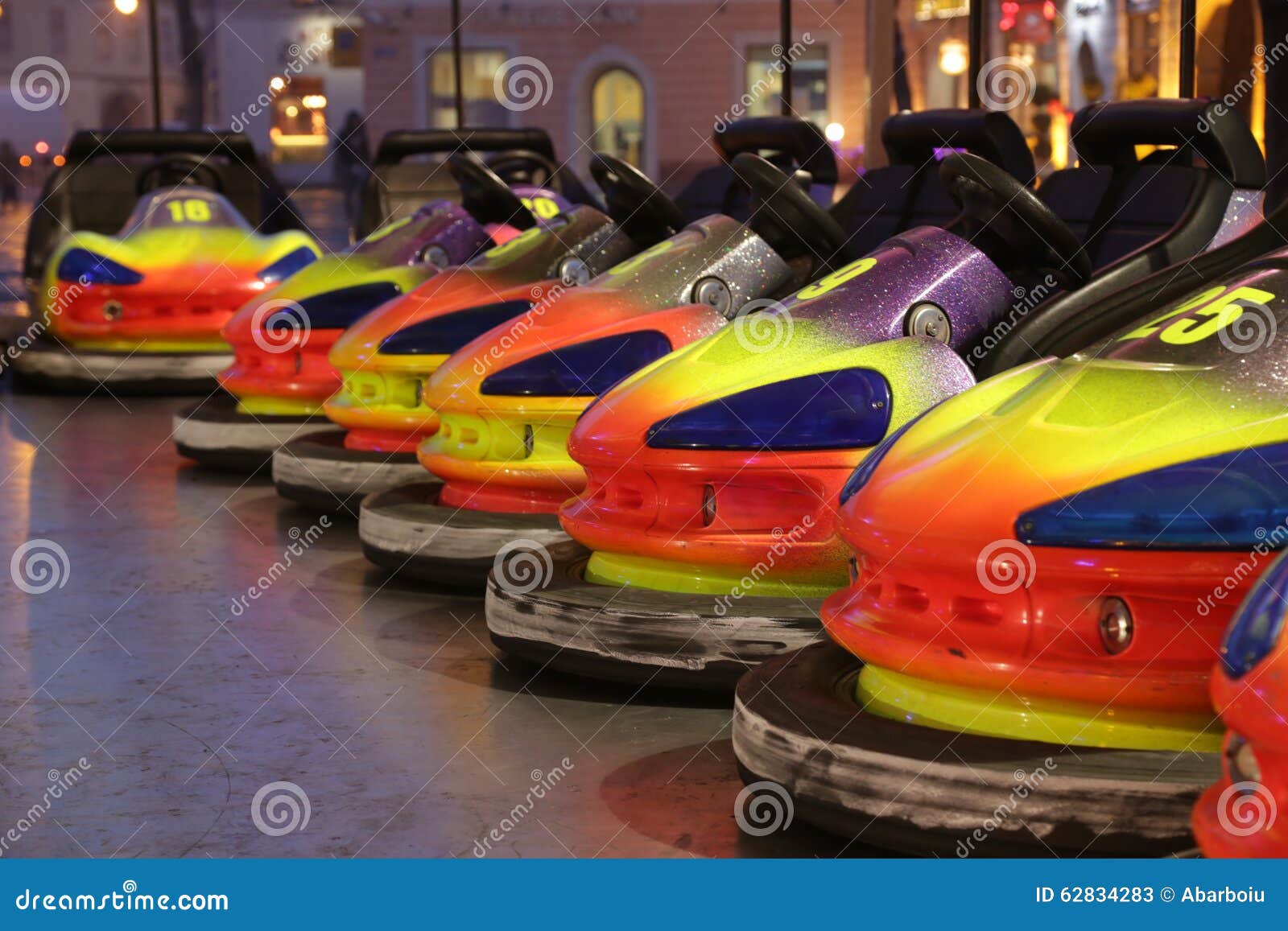Bumper cars stock image. Image of colorful, toys, cars - 62834283