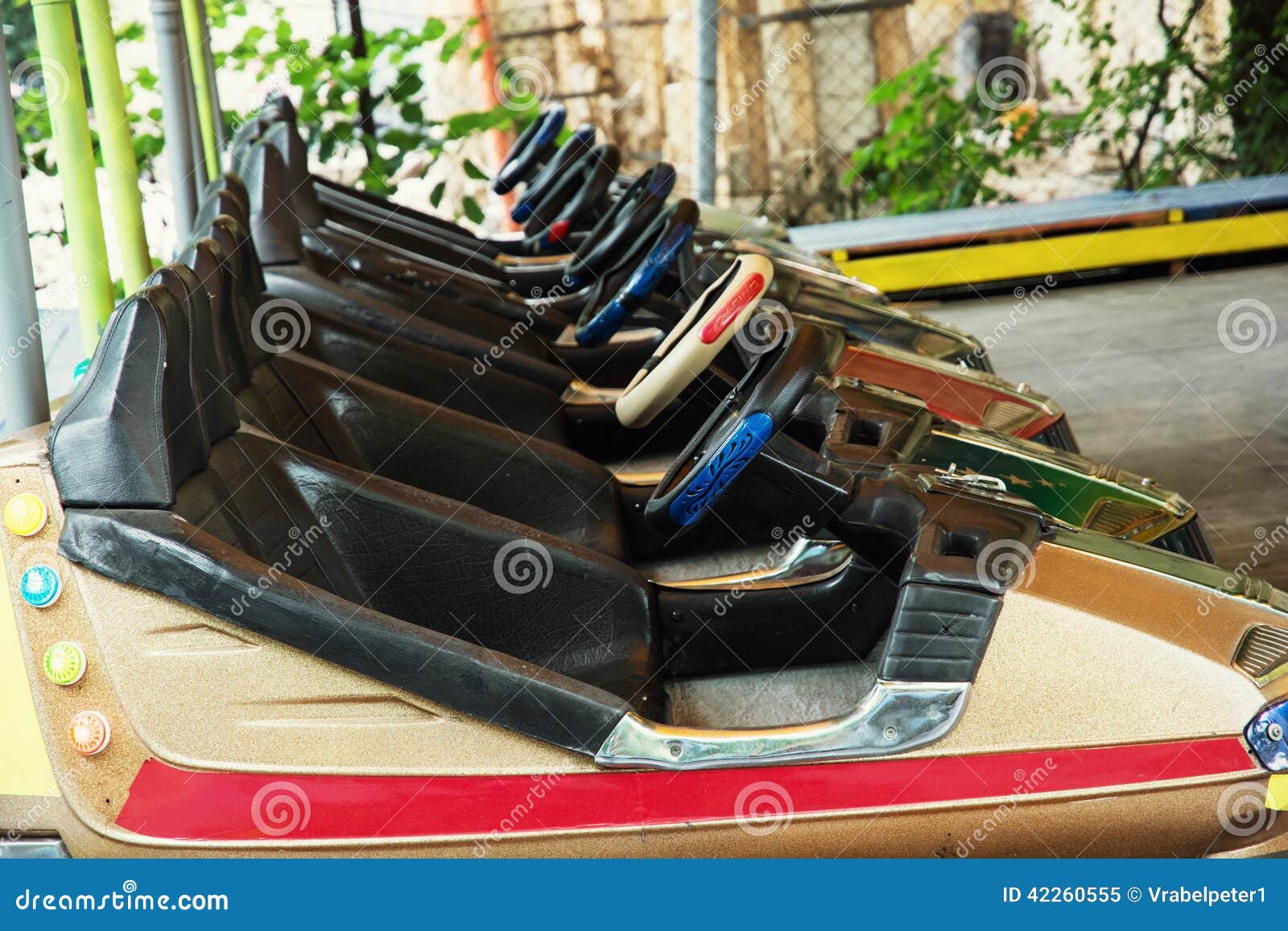 Bumper cars stock image. Image of bumper, game, bright - 42260555