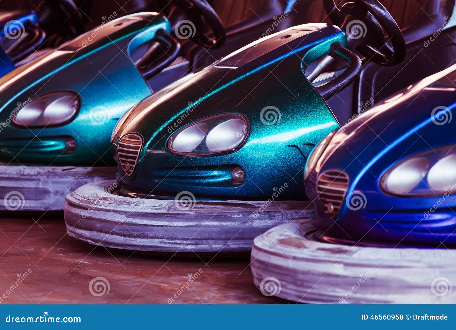 Bumper cars stock photo. Image of lights, ride, recreation - 46560958