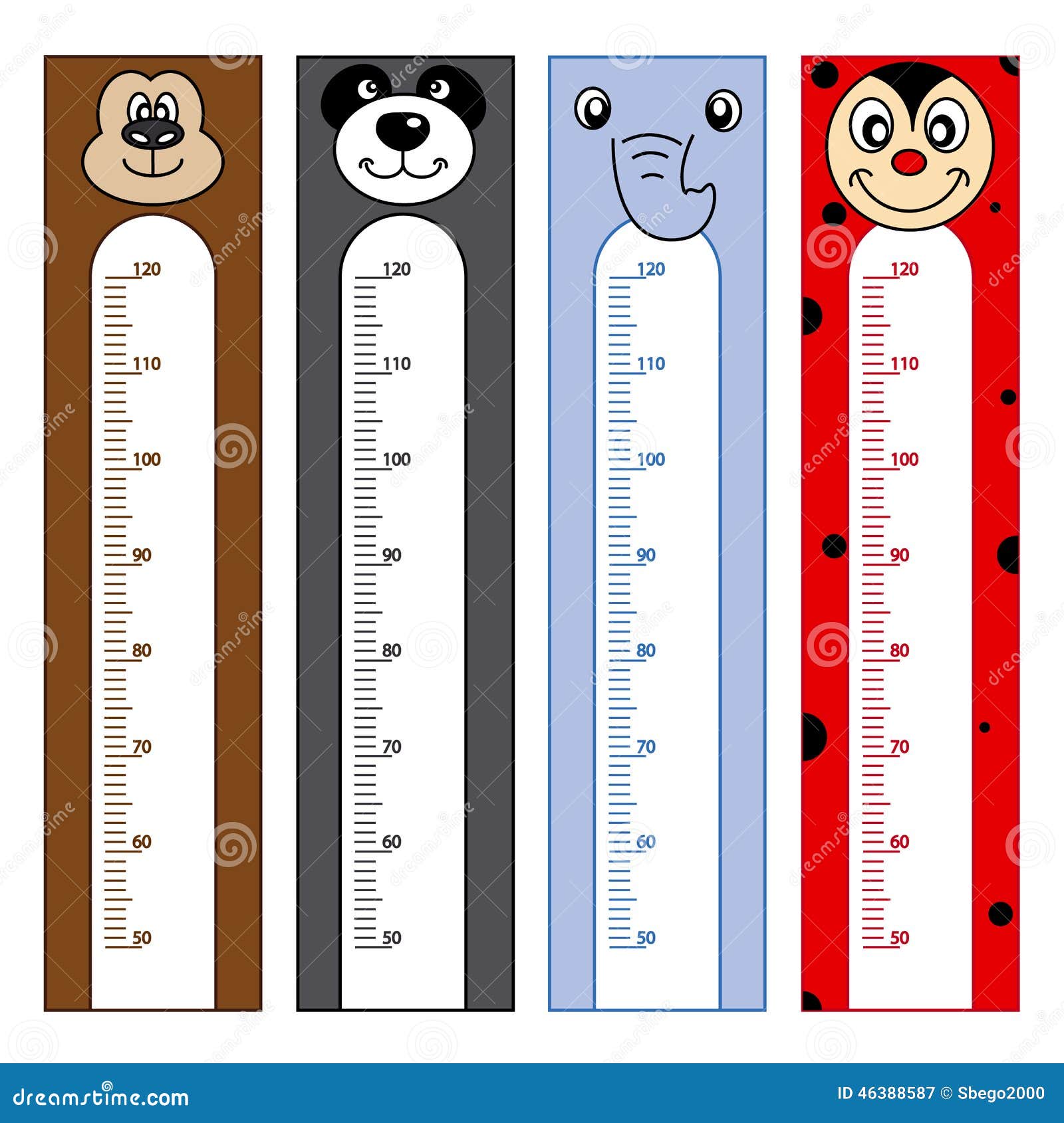 Bumper children meter wall stock vector. Illustration of meter - 46388587