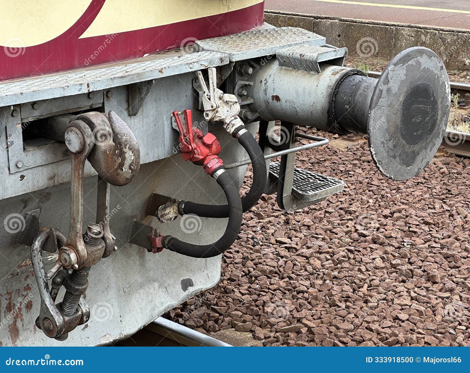 Bumper and Front View of a Train Engine Stock Photo - Image of debrecen ...