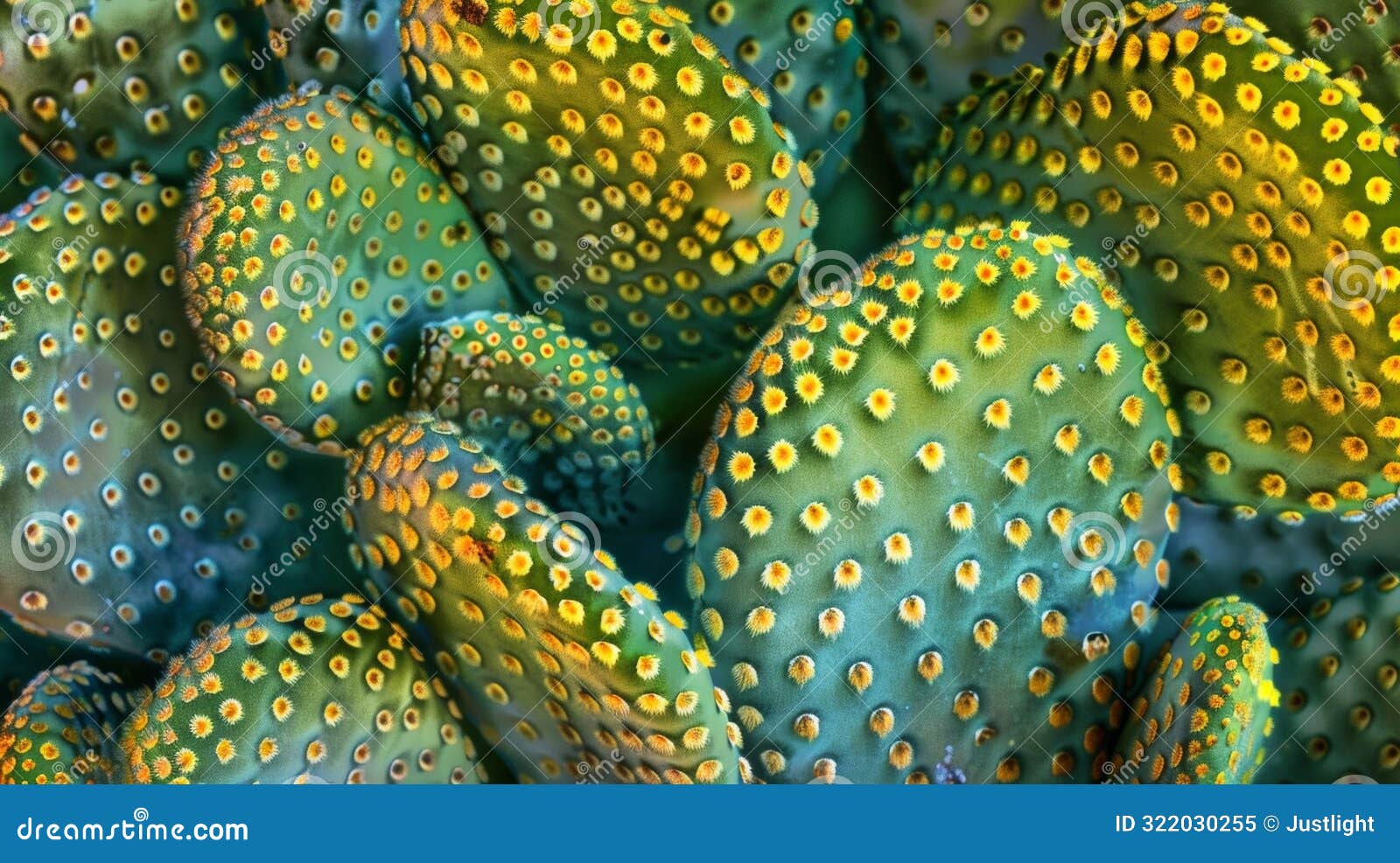 The Bumps on the Cactus are Ed Together Forming a Unique Pattern that ...
