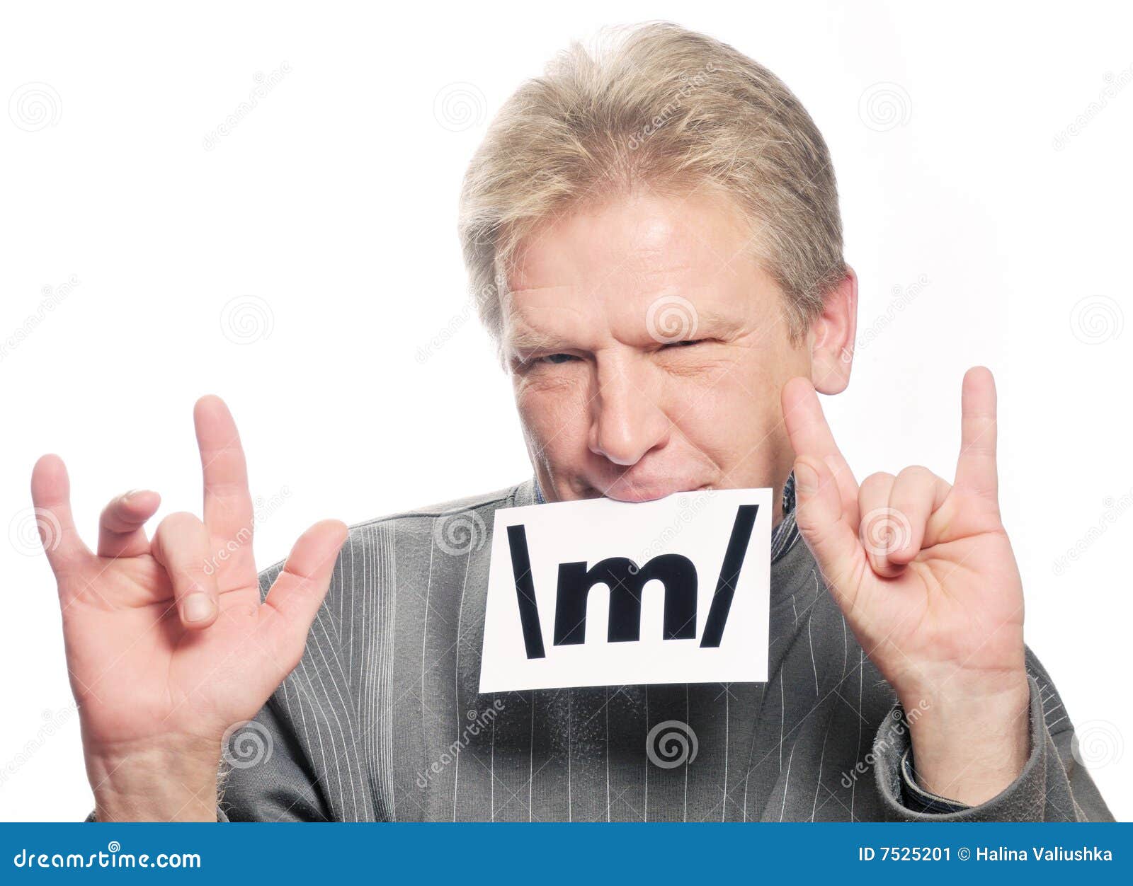 Bumptious man stock image. Image of bumptious, emotion - 7525201