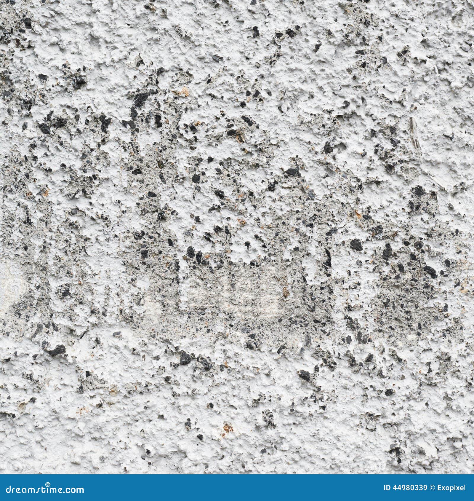 Bumpy Concrete Wall Fragment Stock Image - Image of exterior, flat ...
