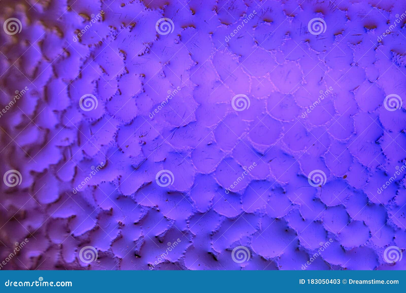 Bumpy Glass Surface with Light Reflections Translucent Purple ...