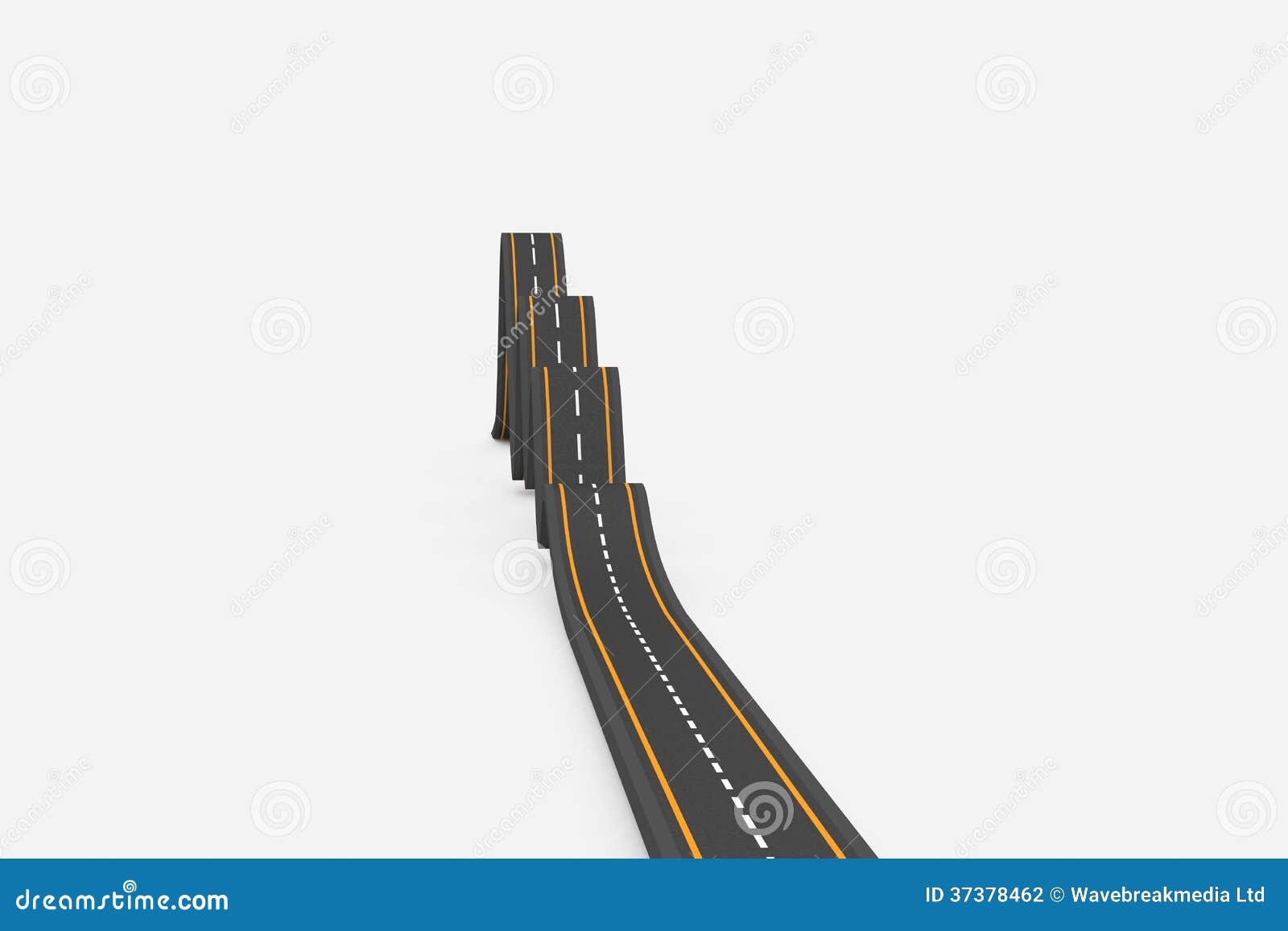 Bumpy road stock illustration. Illustration of road, bumpy - 37378462