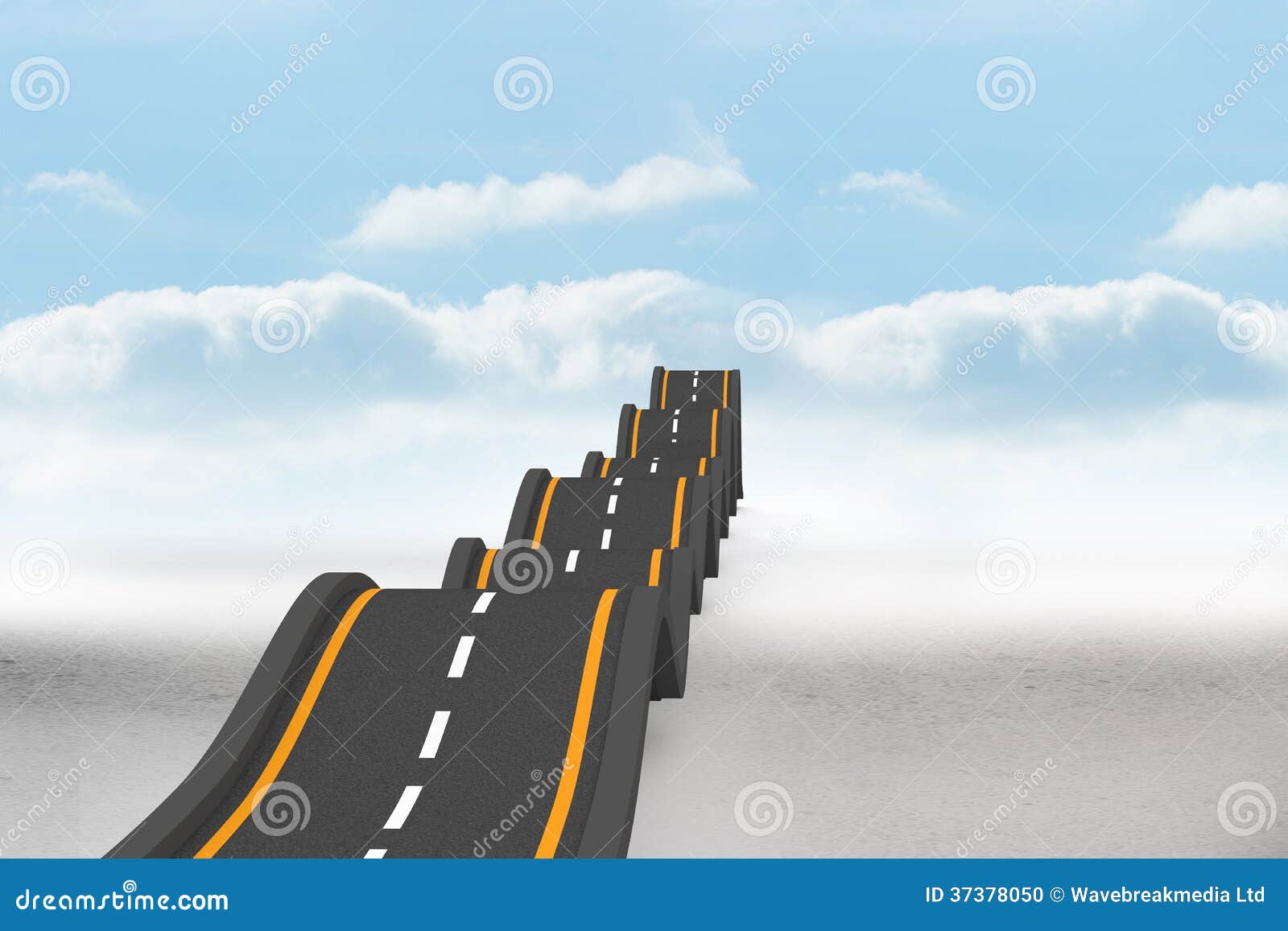 Bumpy road backdrop stock illustration. Illustration of digitally ...