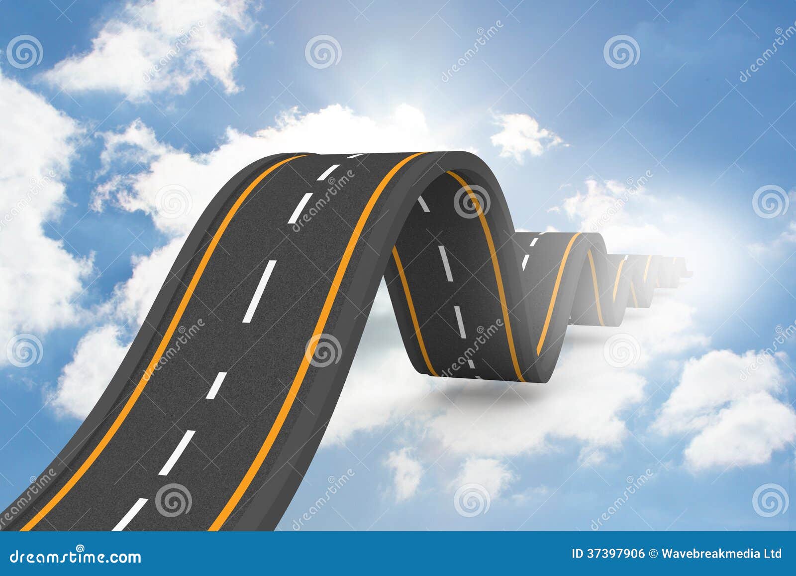 Bumpy road backdrop stock illustration. Illustration of uneven - 37397906