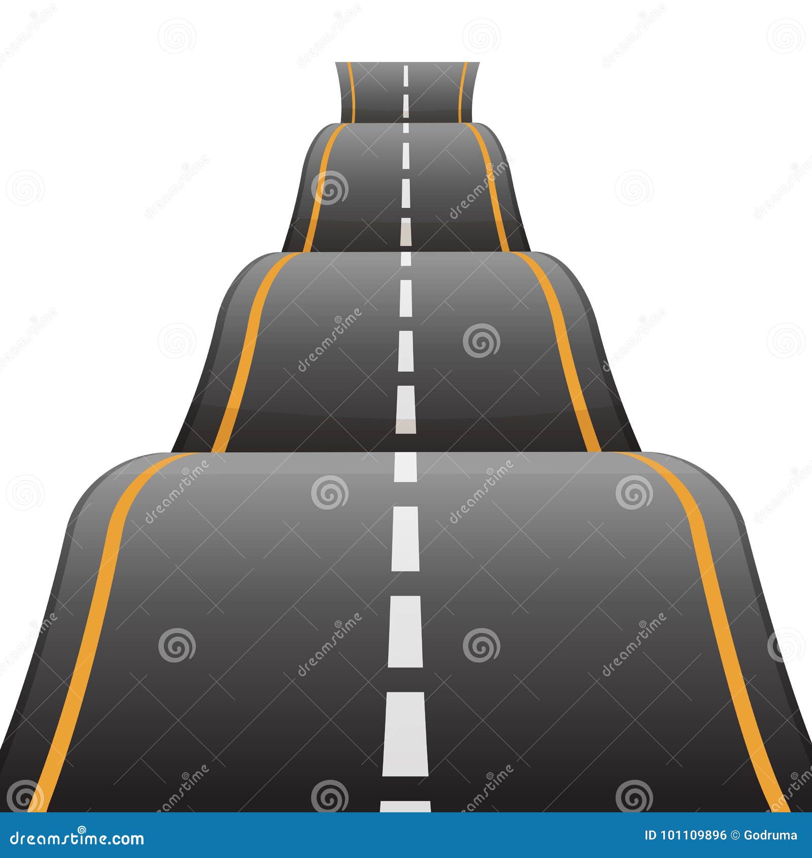 Bumpy Road Background Royalty-Free Stock Image | CartoonDealer.com ...