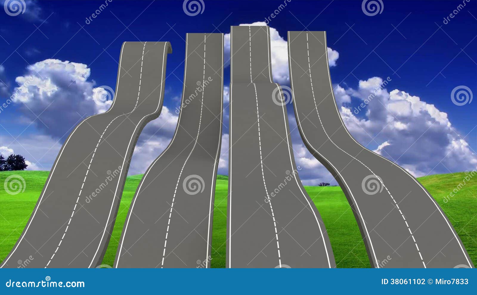 Bumpy Roads Stock Photo | CartoonDealer.com #38061102