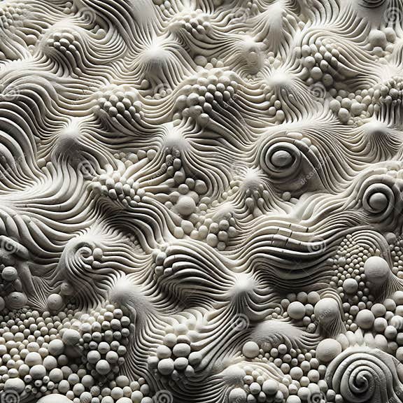 Bumpy Surface a Raised and Textured Pattern Technique Gesso or M Stock ...