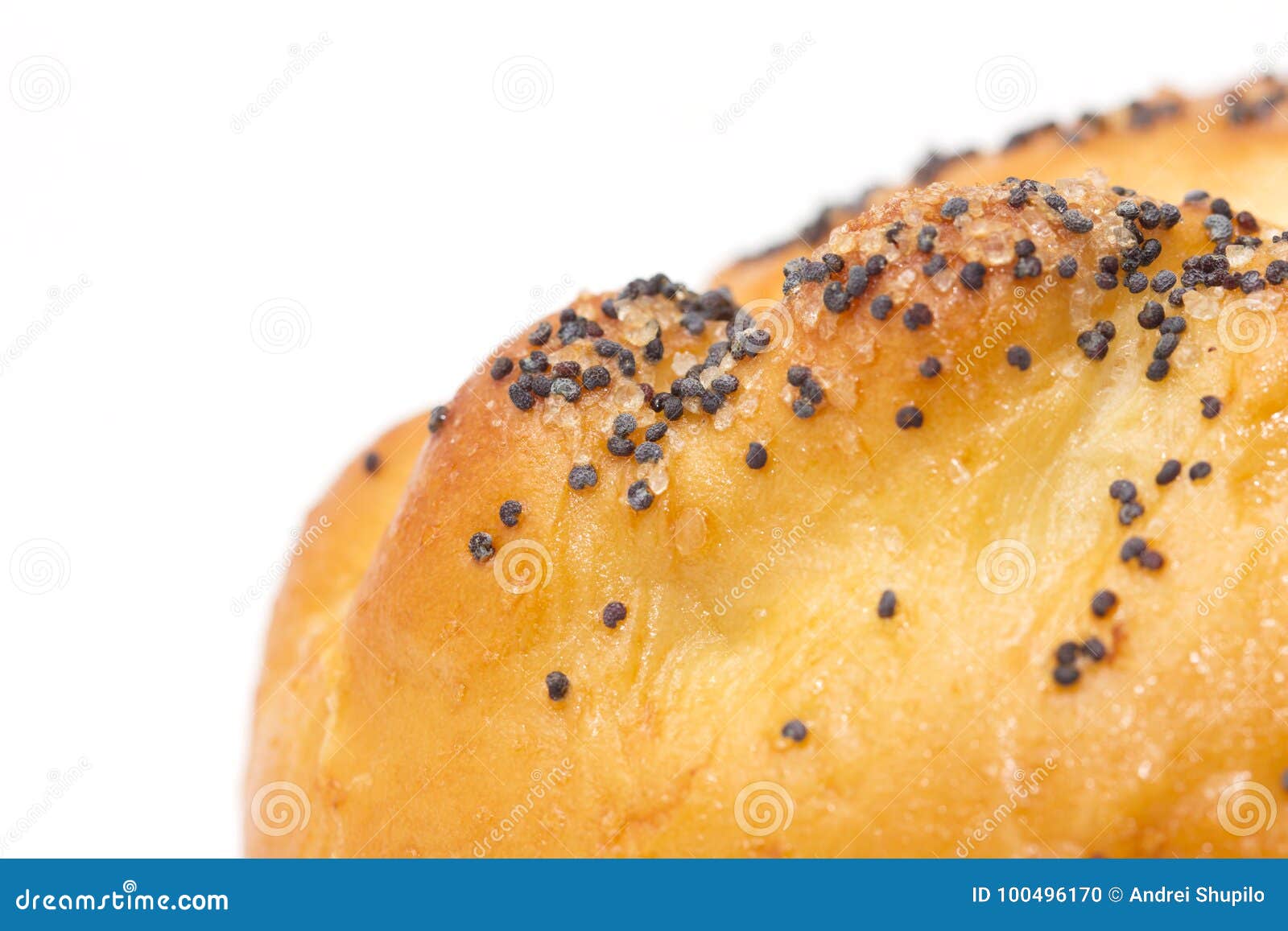 Bun in the Background. Macro Stock Photo - Image of bread, fattening ...