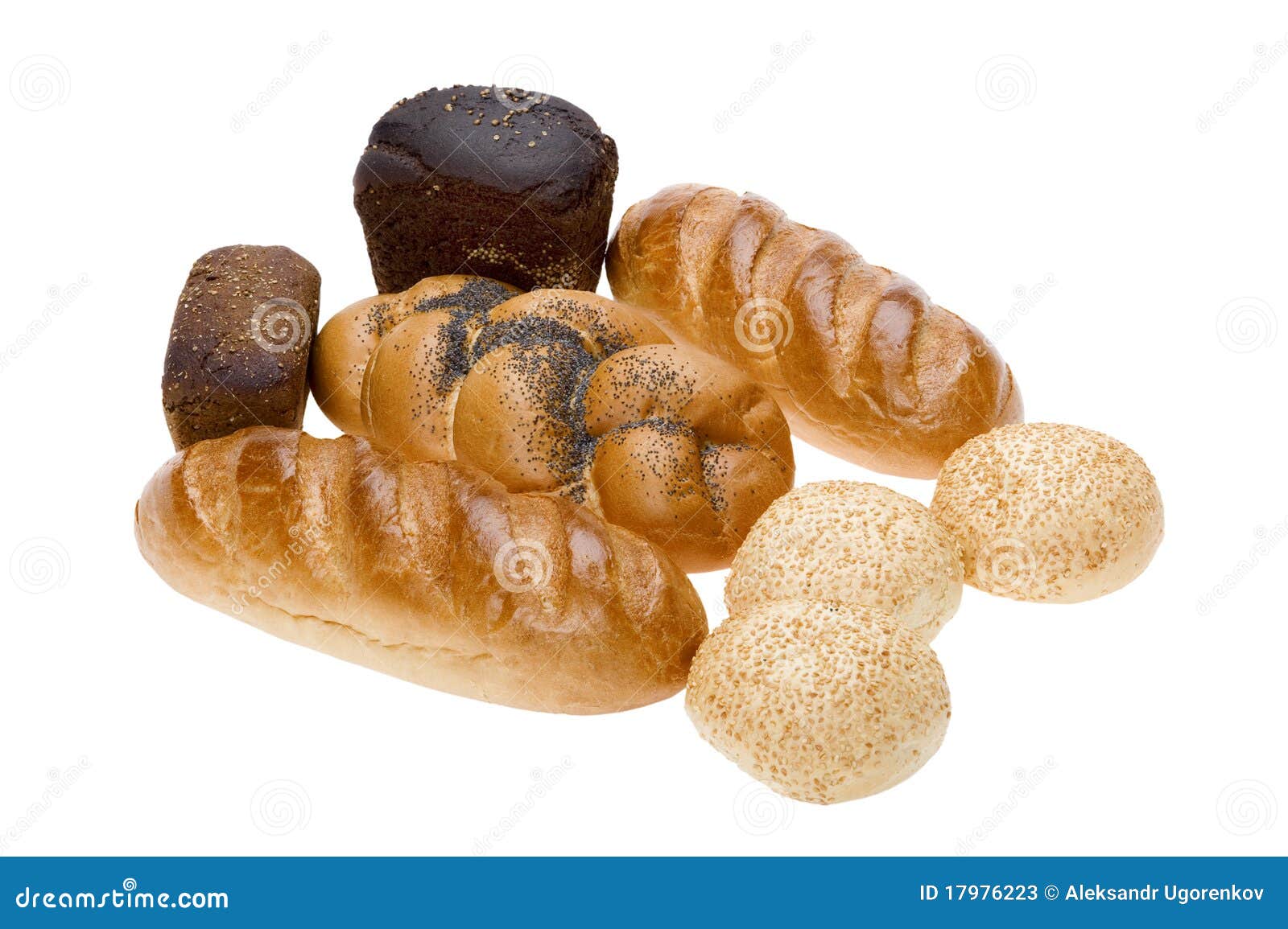 Bun and bread stock image. Image of brown, seeds, bread - 17976223