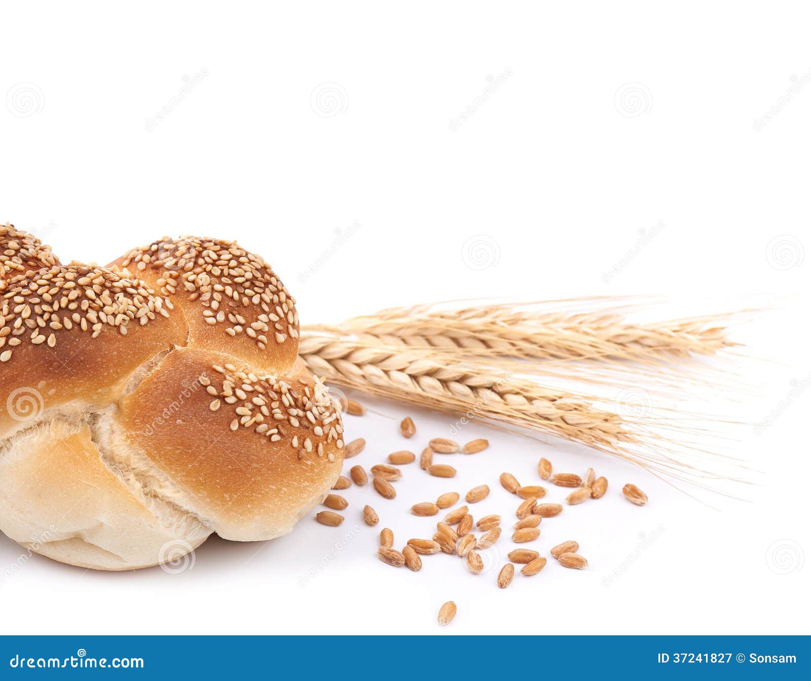 Bun bread & Wheat stock image. Image of baked, plant - 37241827