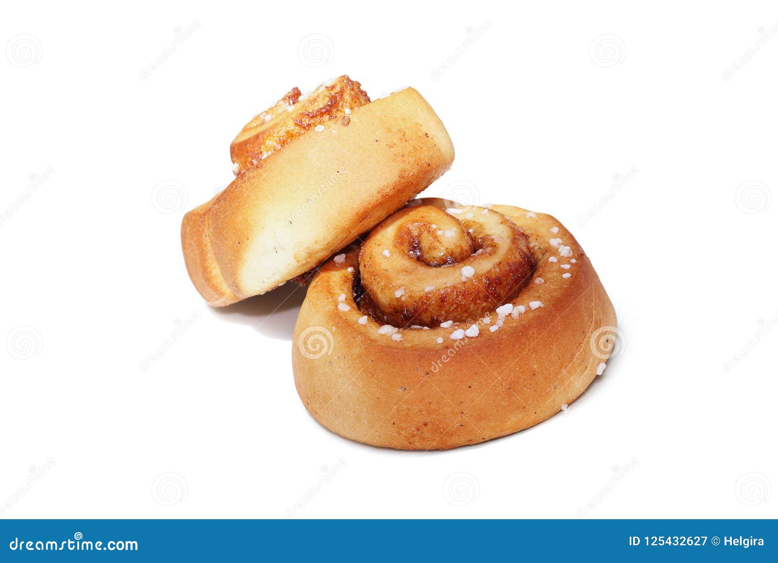 European Breakfast with Cinnamon Roll Stock Image - Image of products ...
