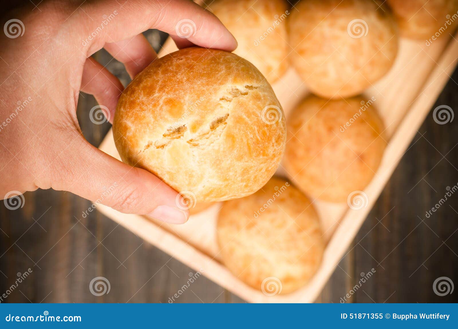 Bun stock image. Image of plate, hand, view, tasty, food - 51871355