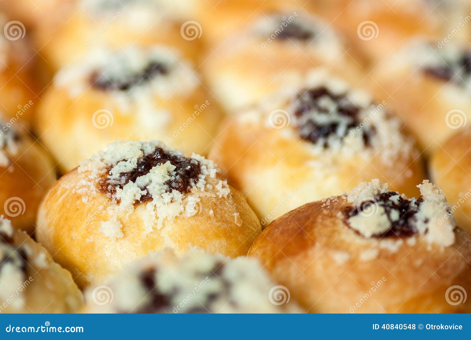 Bun with jam stock photo. Image of morning, berry, cooking - 40840548