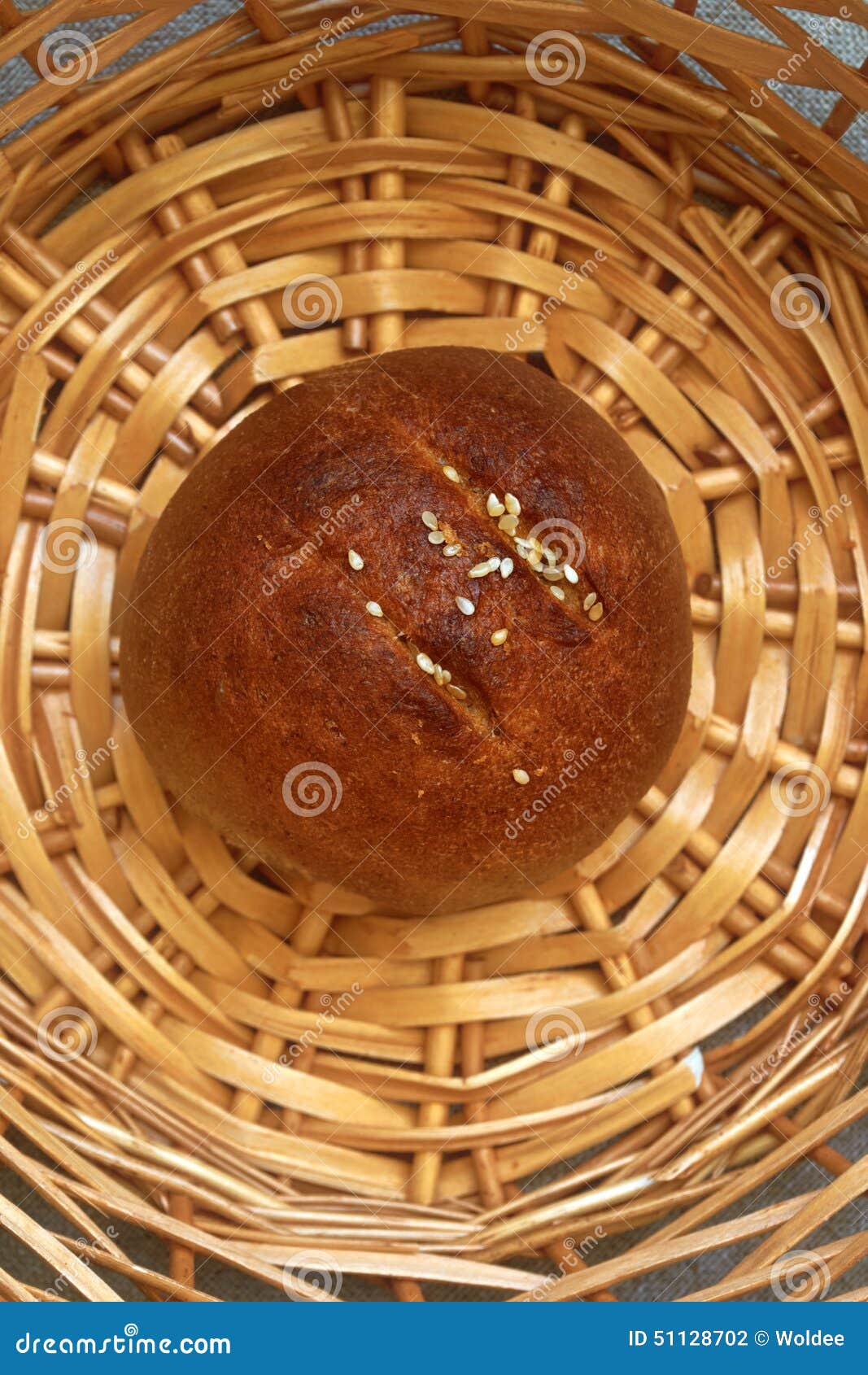 Bun stock photo. Image of lunch, round, traditional, grains - 51128702