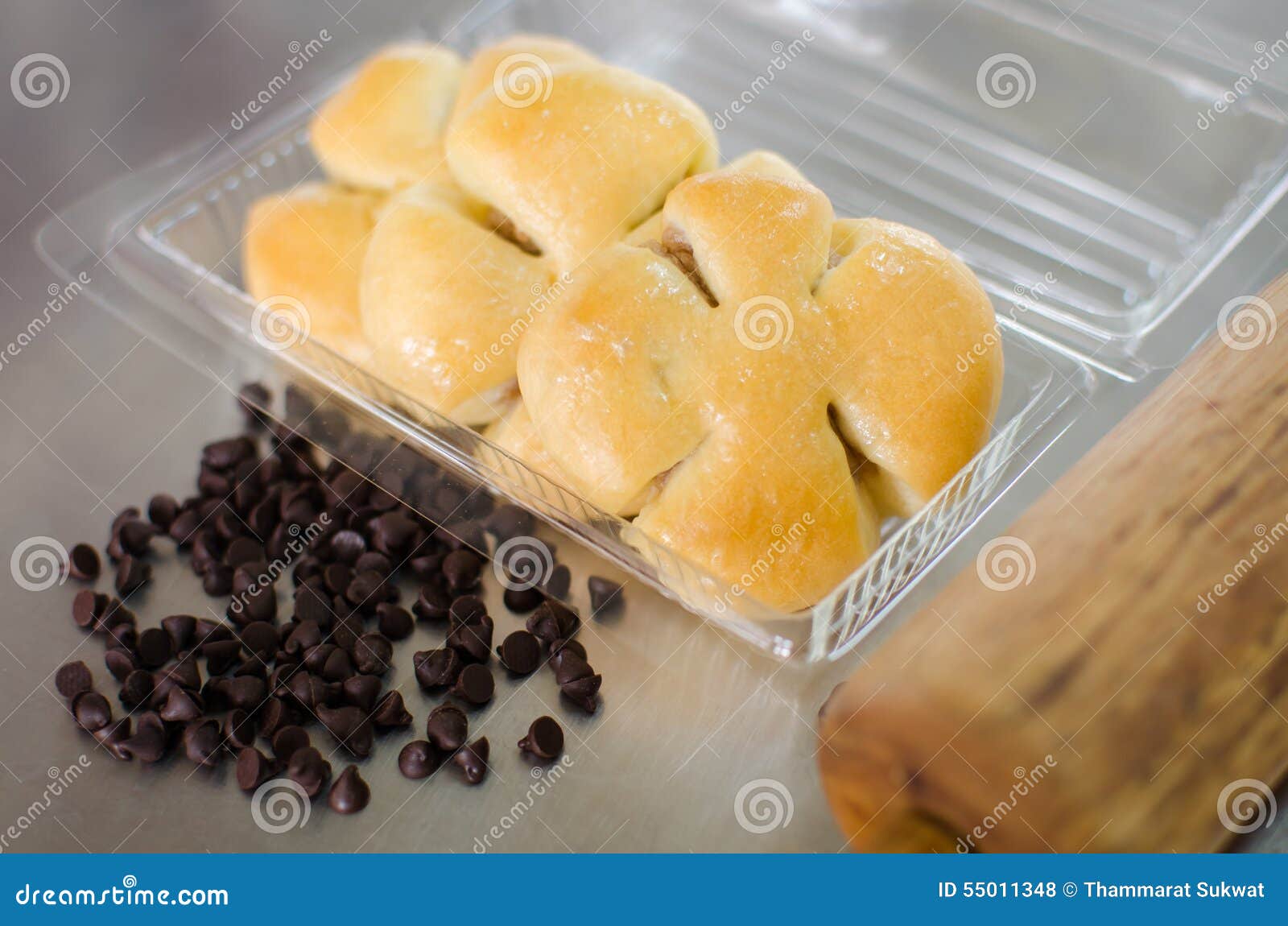 Bun in package stock photo. Image of season, chip, meal - 55011348