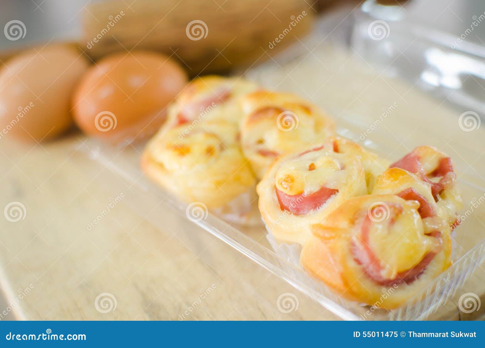 Bun in package stock image. Image of cooking, homemade - 55011475