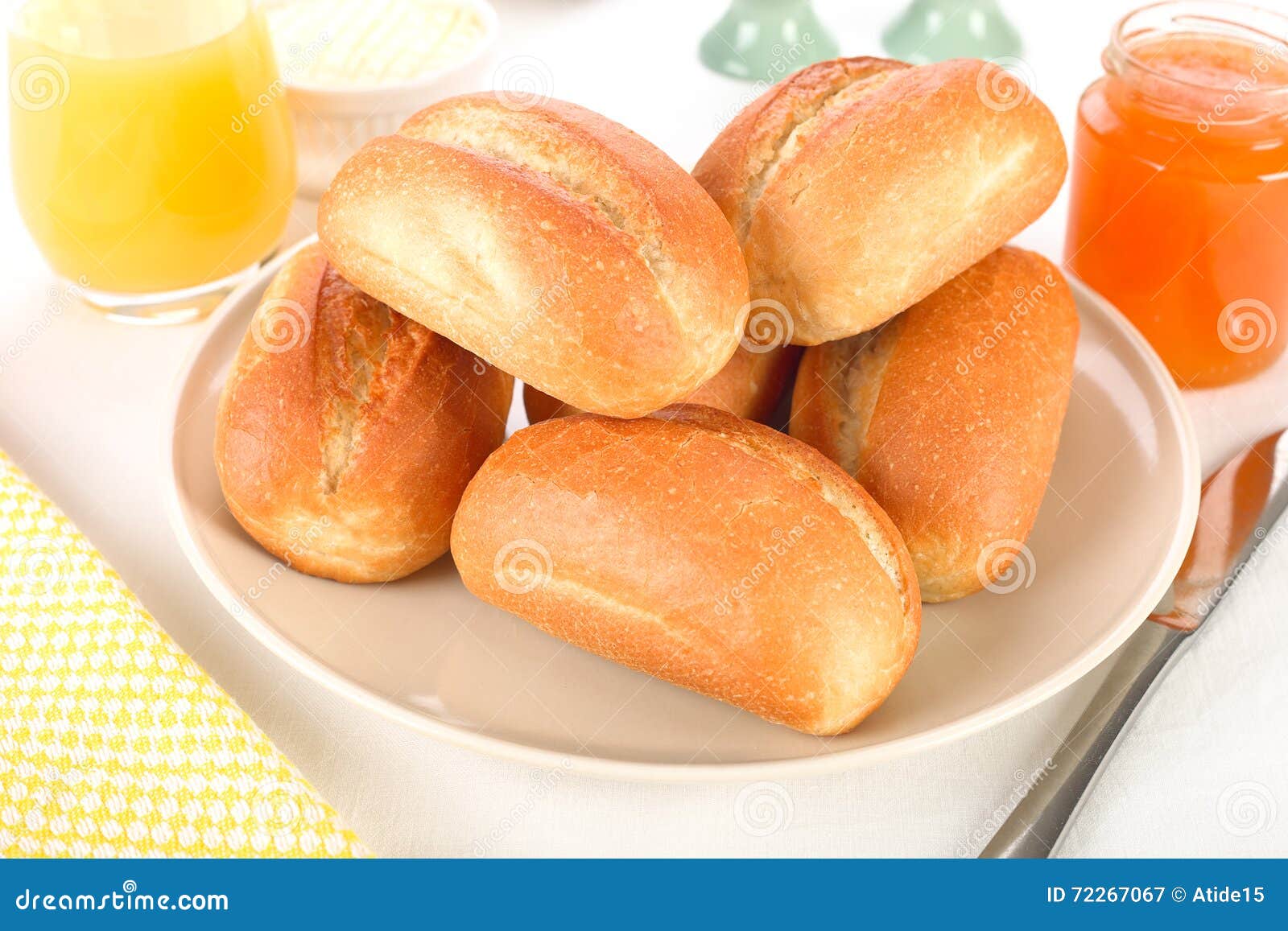 Bun rolls stock image. Image of food, roll, breakfast - 72267067