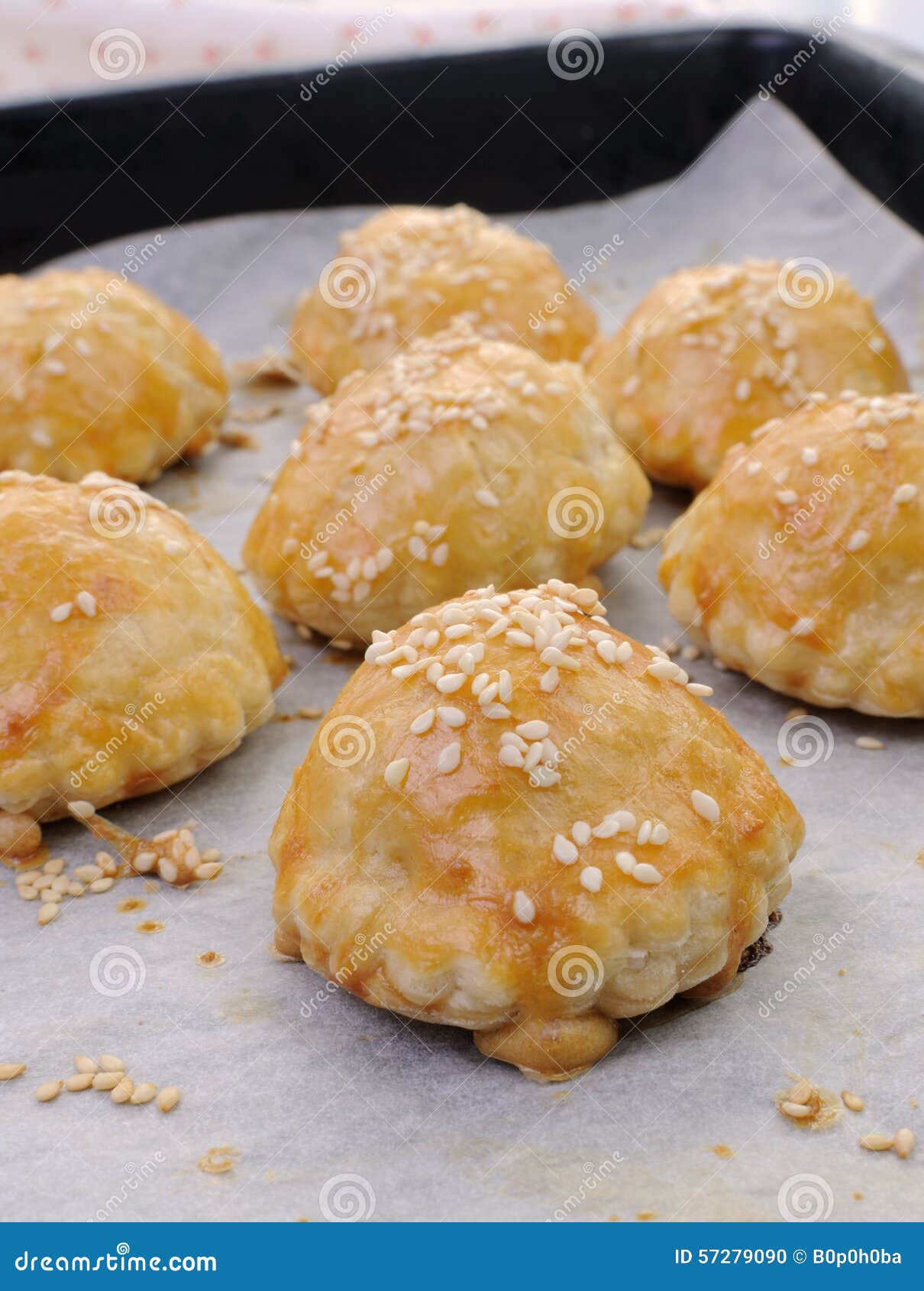 Bun sesame stock photo. Image of stuffing, cooking, snack - 57279090