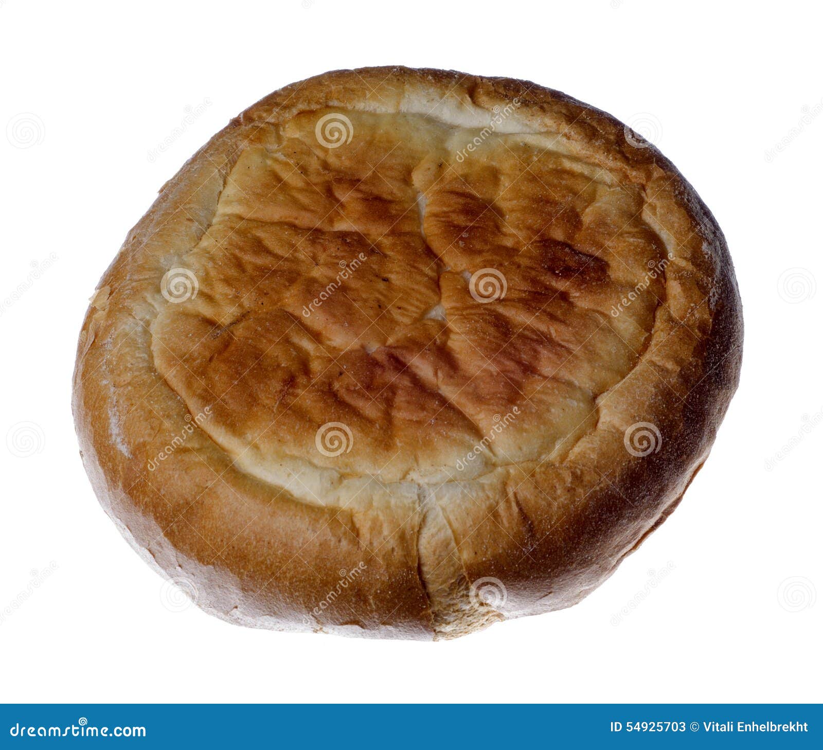 Bun on white background stock image. Image of hamburger - 54925703