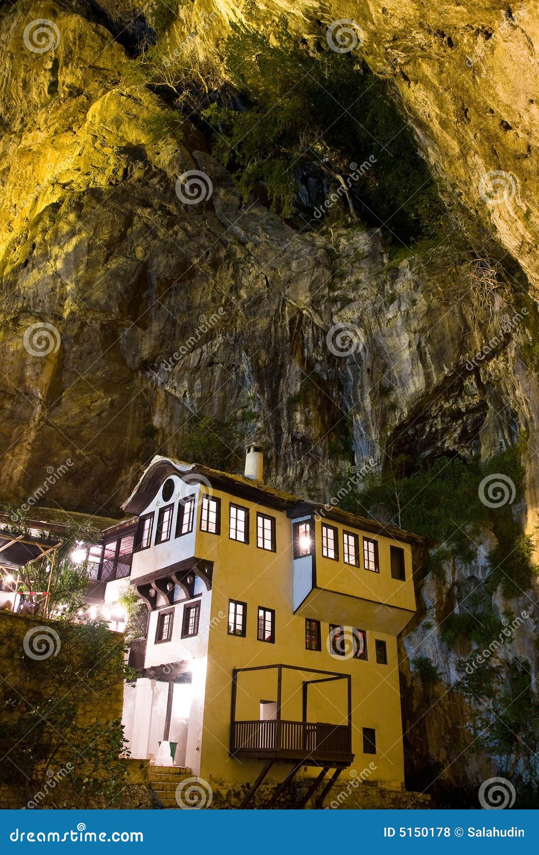 Buna blagaj dervish house stock photo. Image of light - 5150178