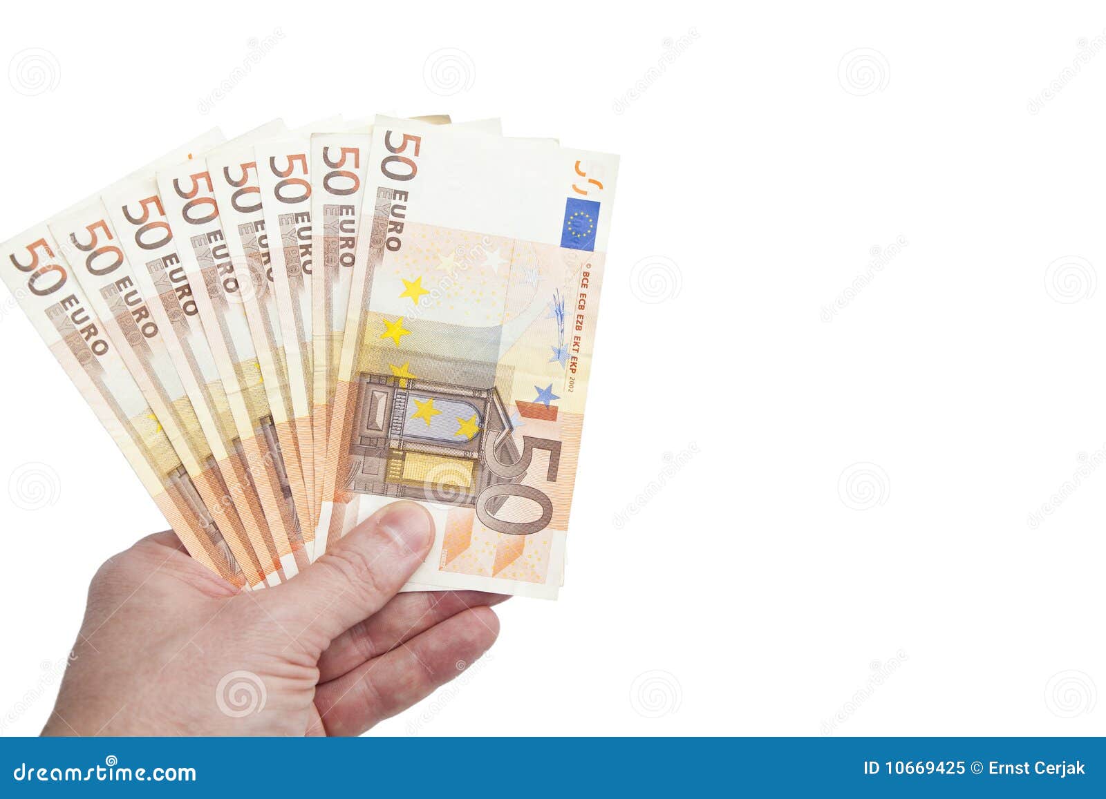 A bunch of 50 euro notes stock image. Image of euro, european - 10669425