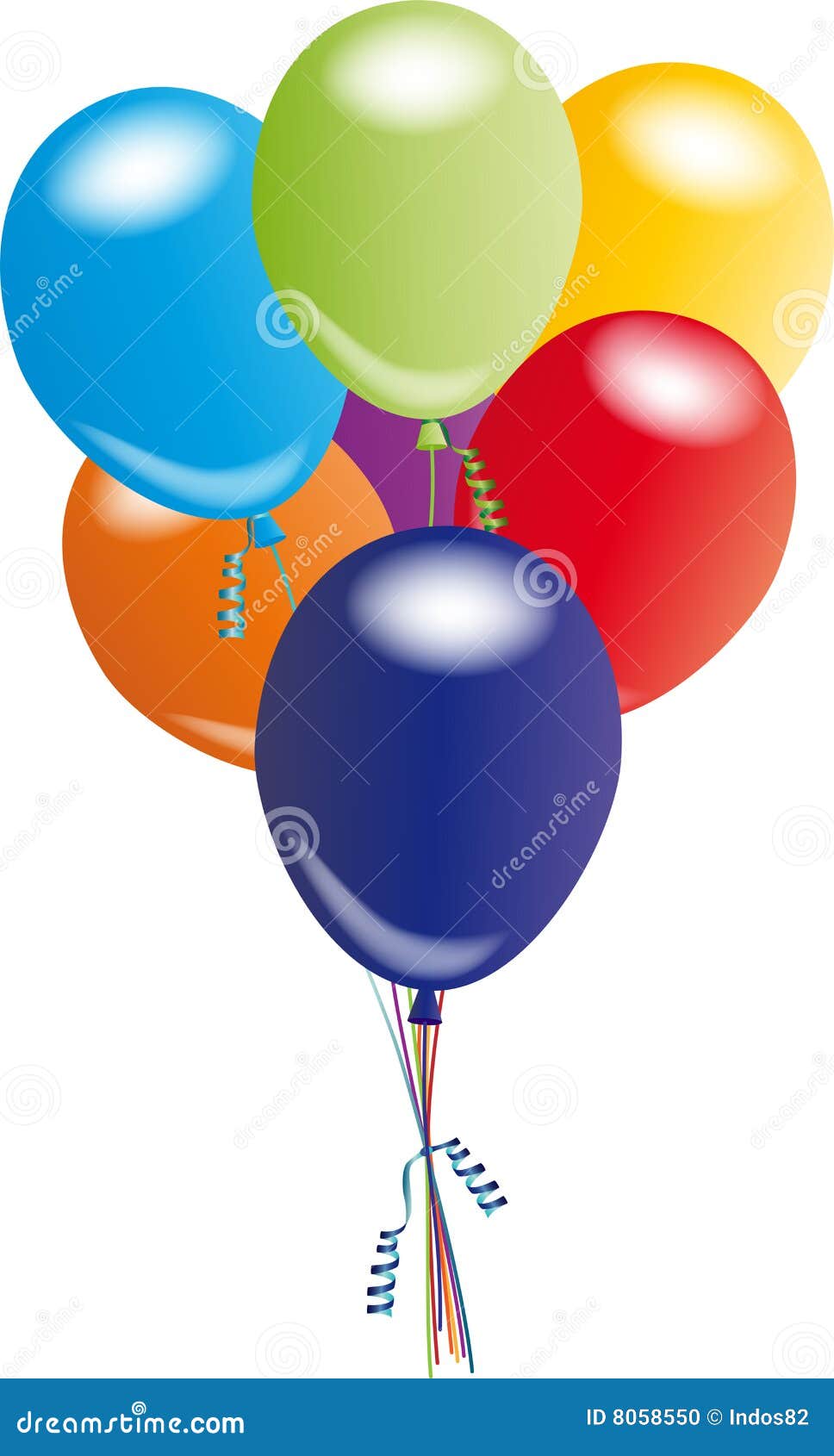 Bunch Of Balloons Stock Photo - Image: 8058550