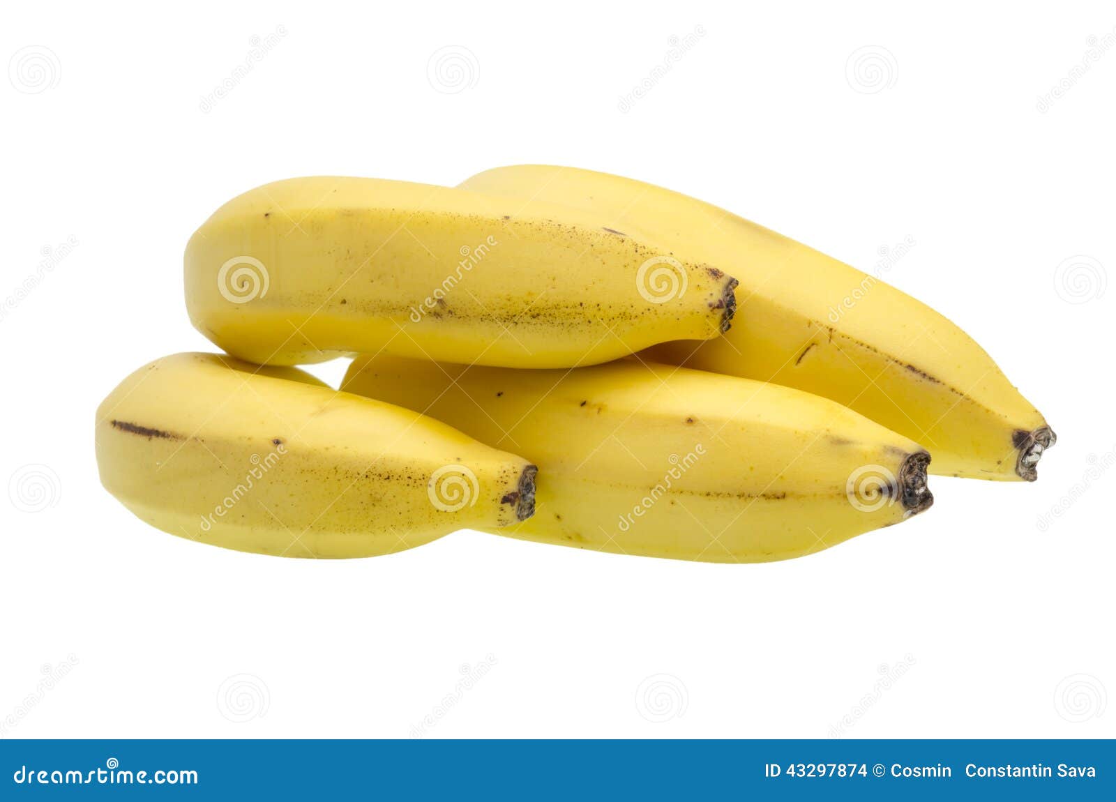 Bunch of banas stock photo. Image of dessert, eating - 43297874