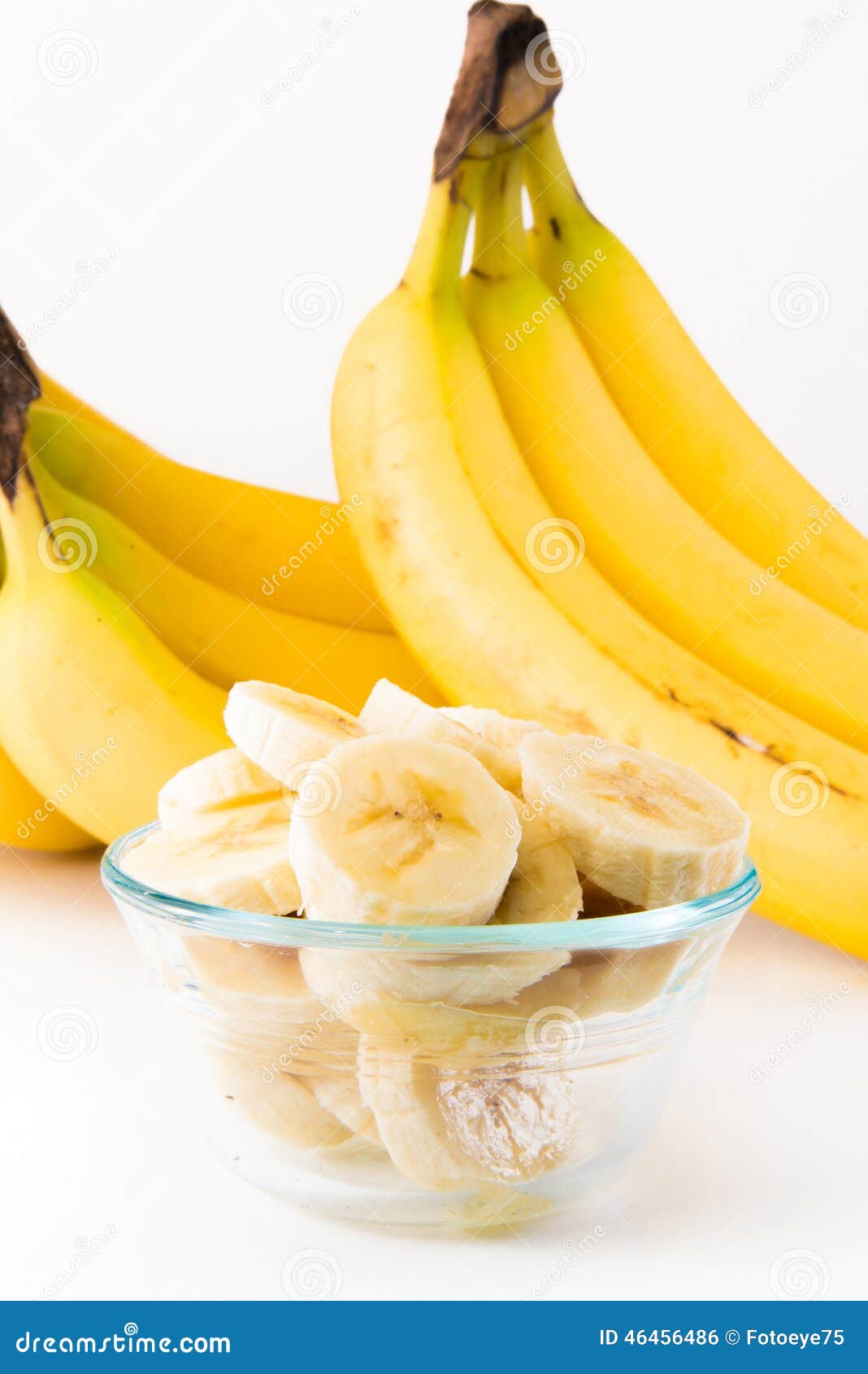 A bunch of bannanas stock photo. Image of health, agriculture - 46456486