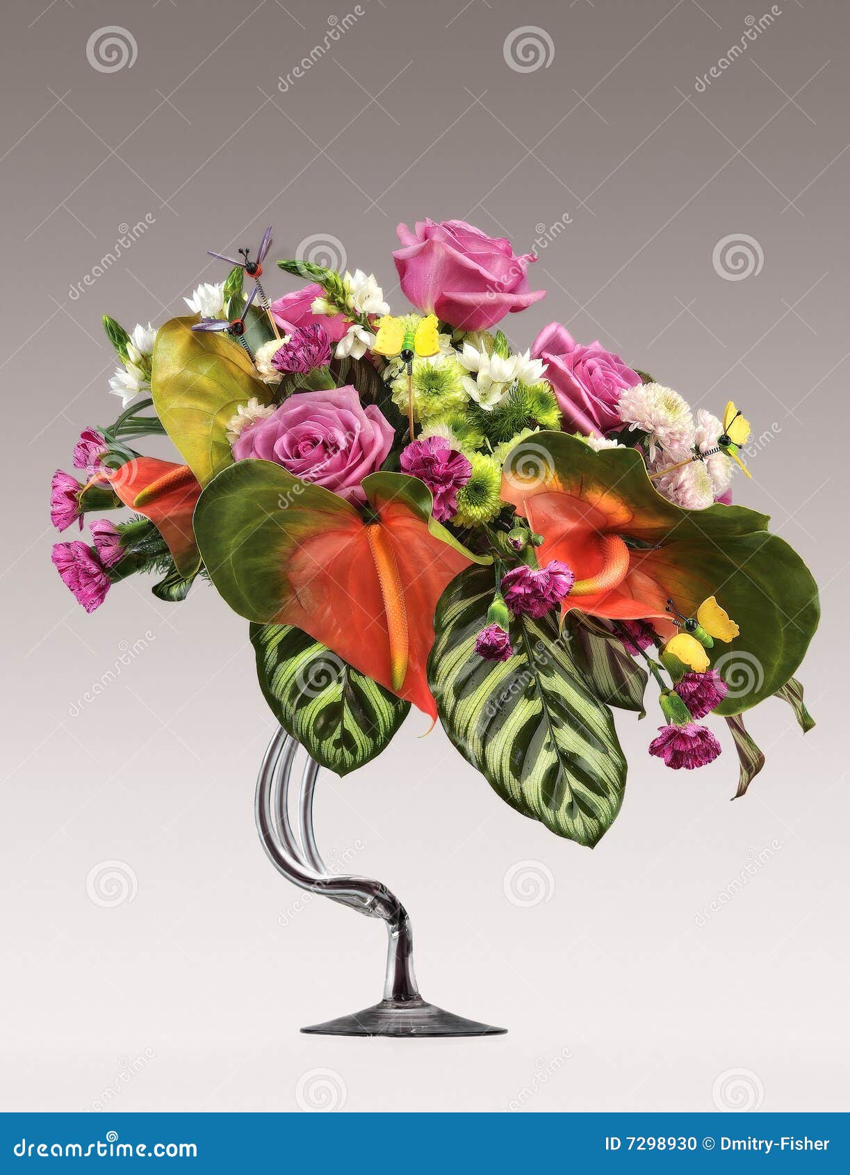 Bunch of beautiful flowers stock photo. Image of indoor - 7298930