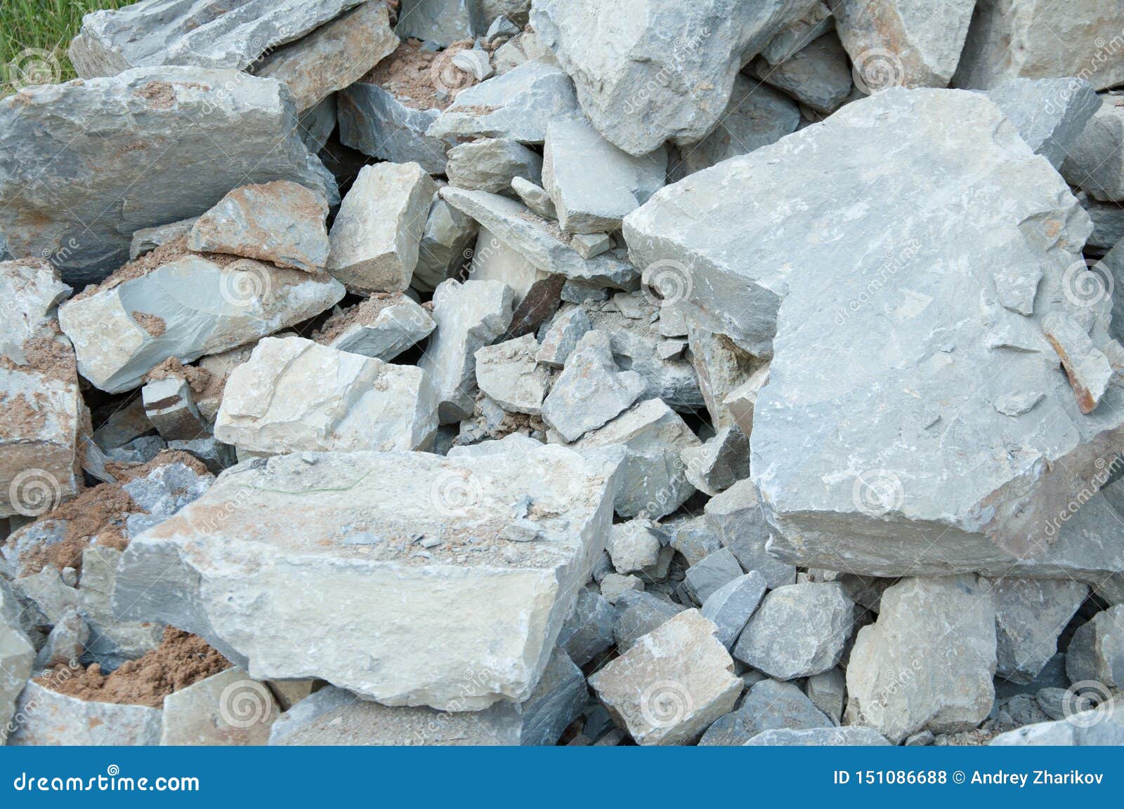 A Bunch of Big Stones. the Texture of the Stone Stock Photo - Image of ...