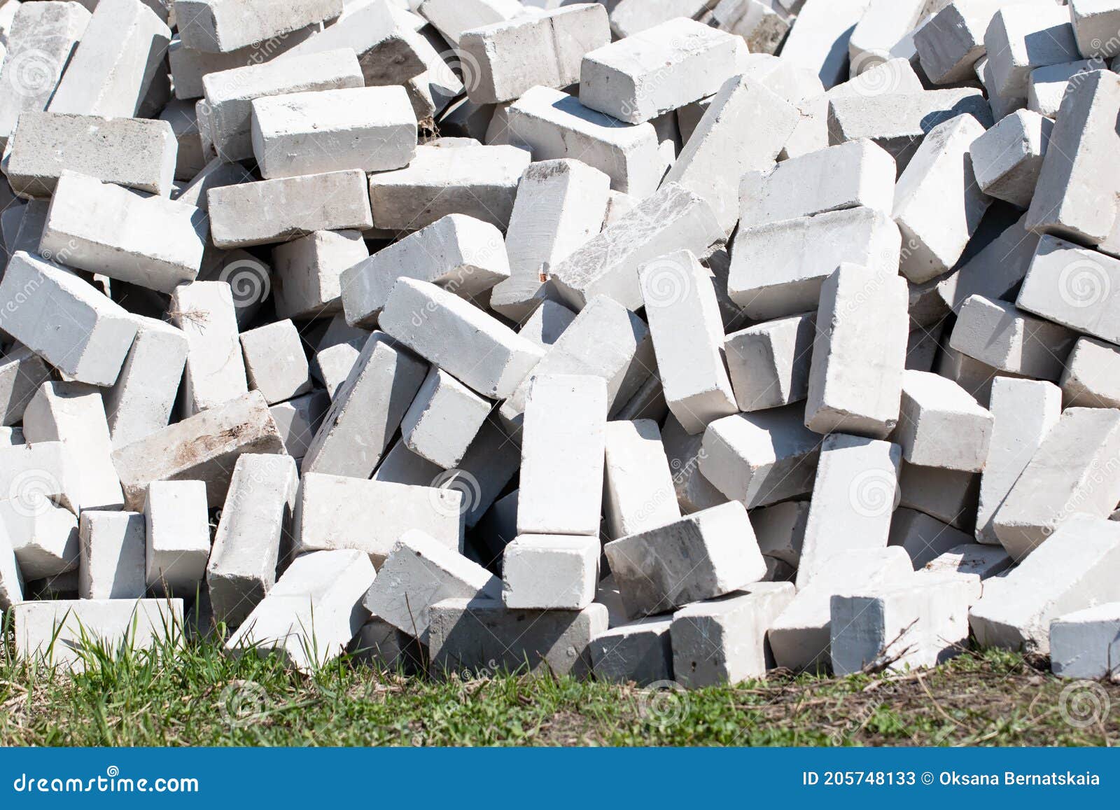 A Bunch of Bricks for Construction Stock Image - Image of construction ...