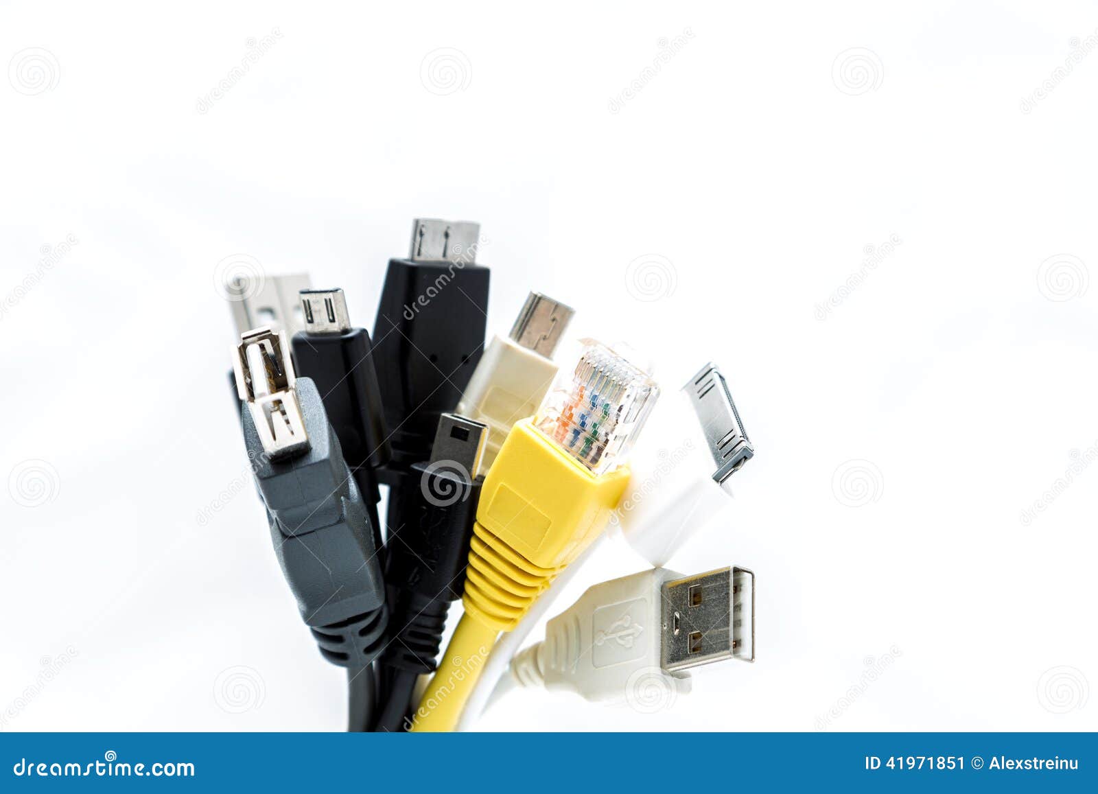 Bunch Of Charging Gadgets, Electronic Devices, Messy Wires. Dependence ...