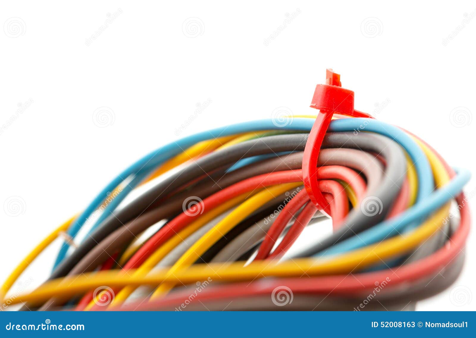 Bunch of cables stock image. Image of colorful, bundle - 52008163
