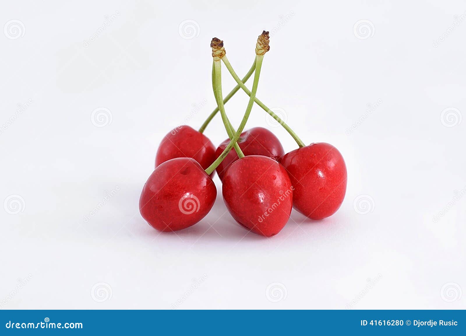 Bunch of cherries stock photo. Image of nature, isolated - 41616280