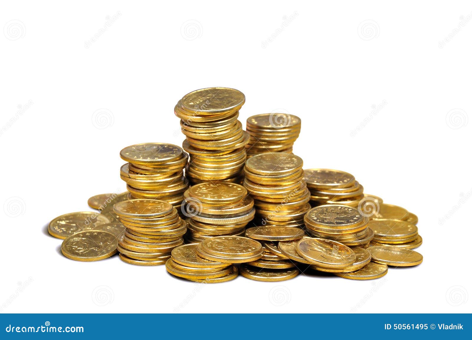 A bunch of coins stock image. Image of object, money - 50561495