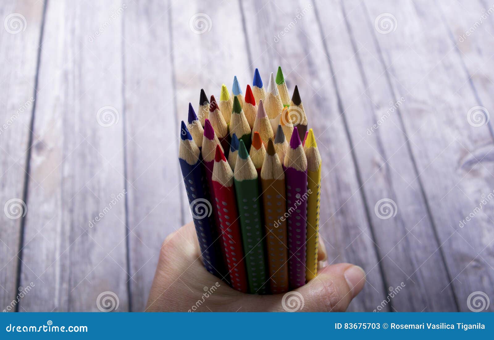 Bunch of colored pencils stock image. Image of green - 83675703