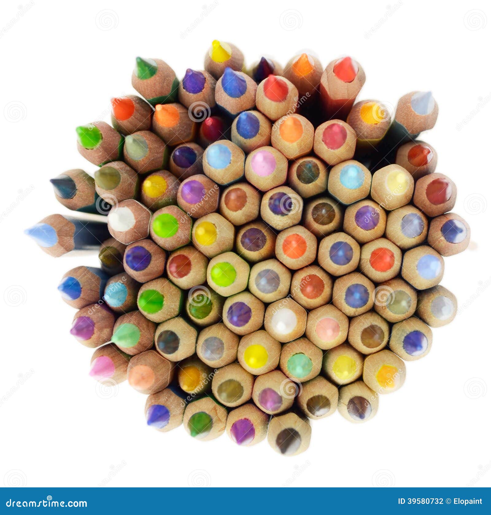 Bunch of colored pencils stock photo. Image of palette - 39580732