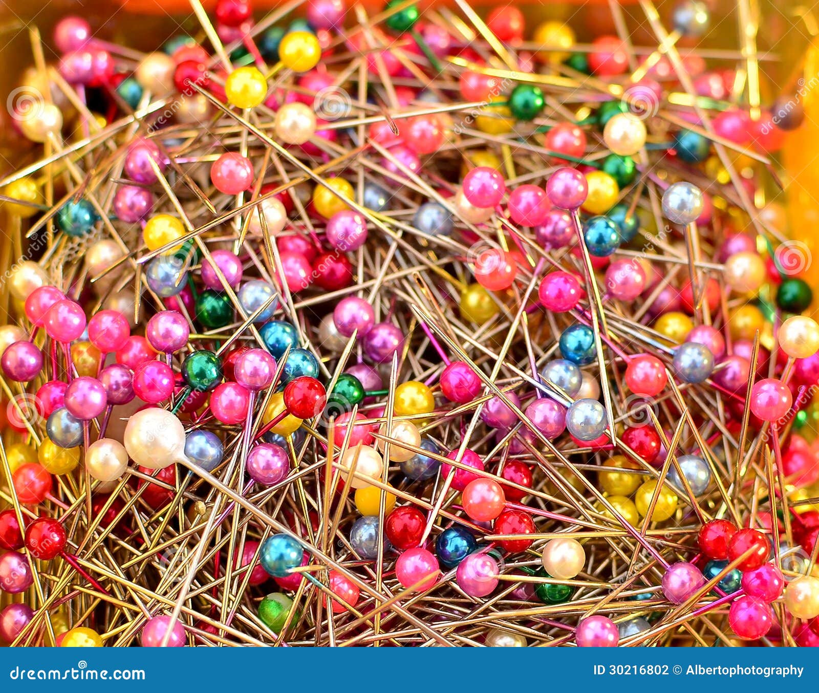 Colorful sewing pins stock photo. Image of applique, detail - 30216802